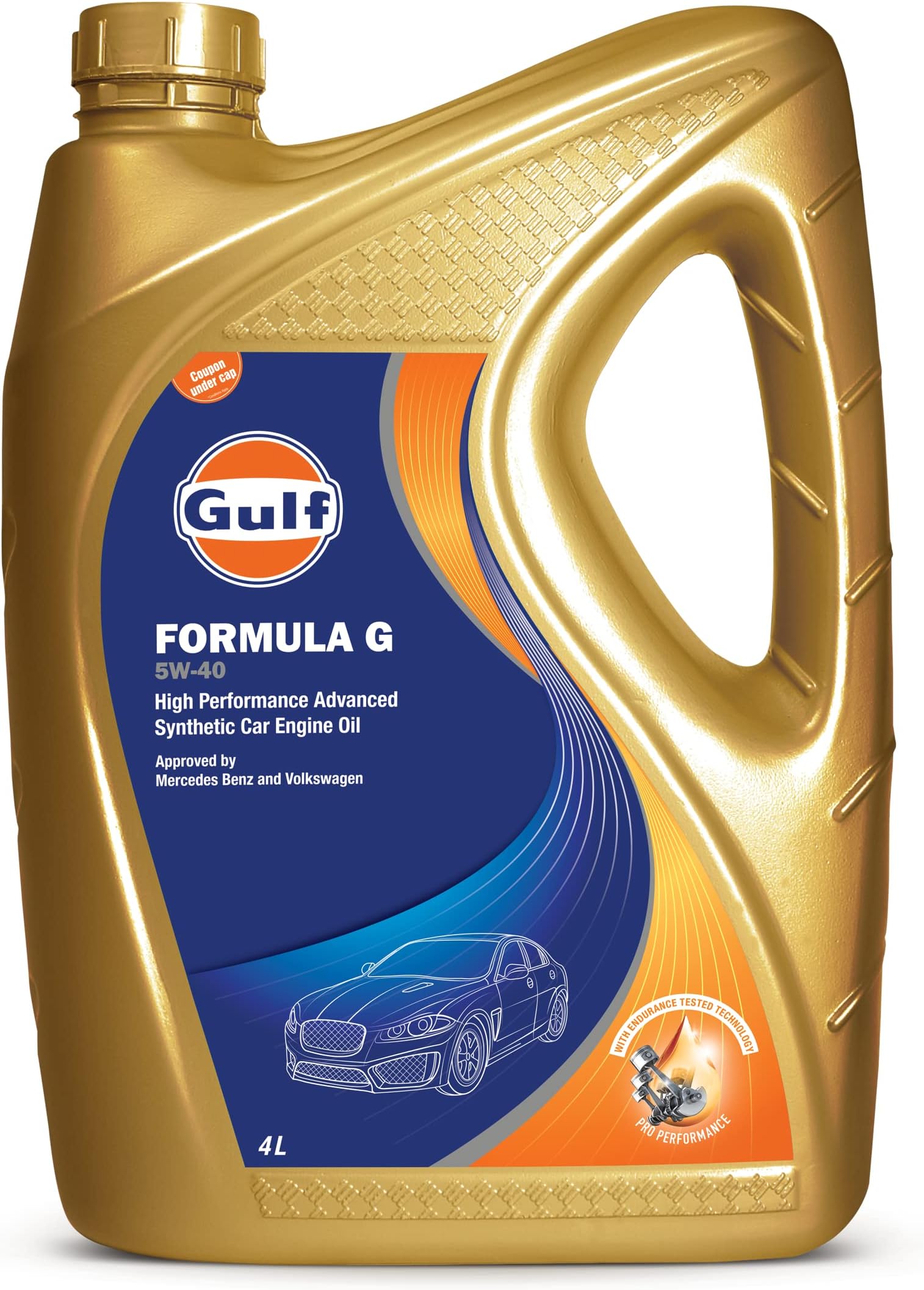 GULF FORMULA G 5W-40 - [4 L] High Performance Advanced Fully Synthetic ...