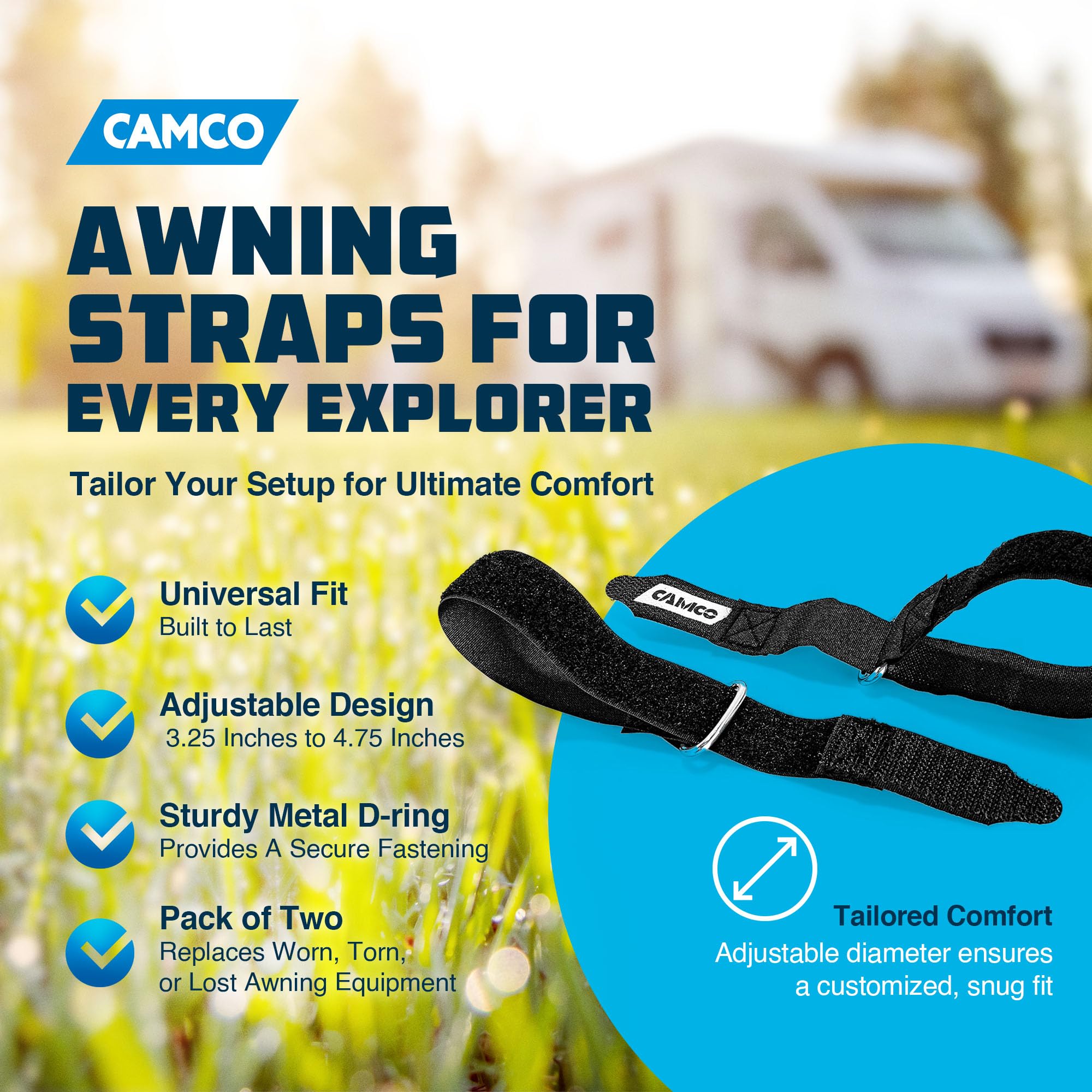 Camco 42251 Camco RV Awning De-Flapper Max - Universal Awning ...