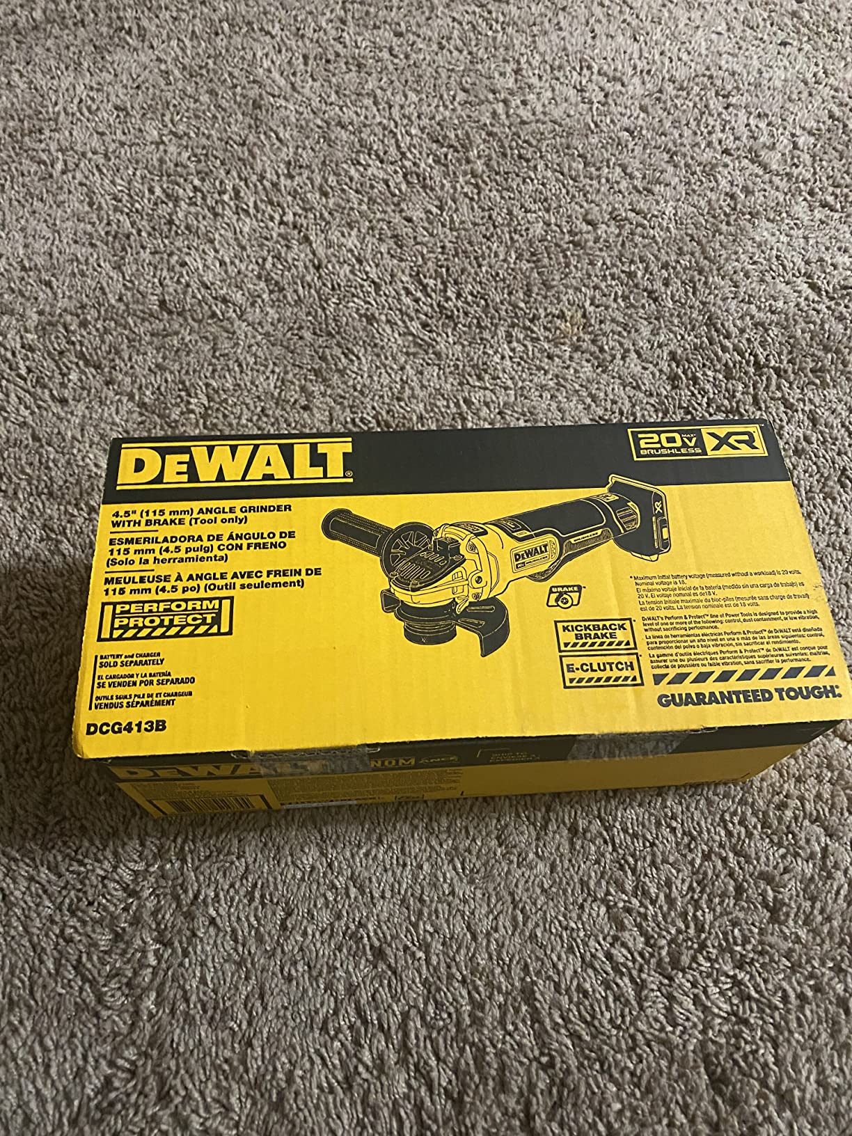 $22/mo - Finance Dewalt DCG412B 20V MAX* Lithium Ion 4-1/2” grinder ...