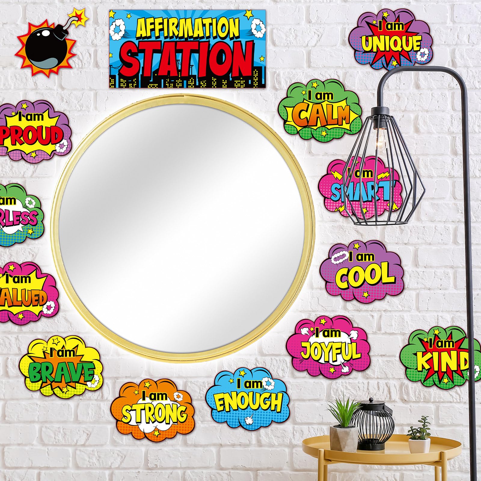 Snapklik.com : Frienda Affirmation Station Bulletin Board Set ...
