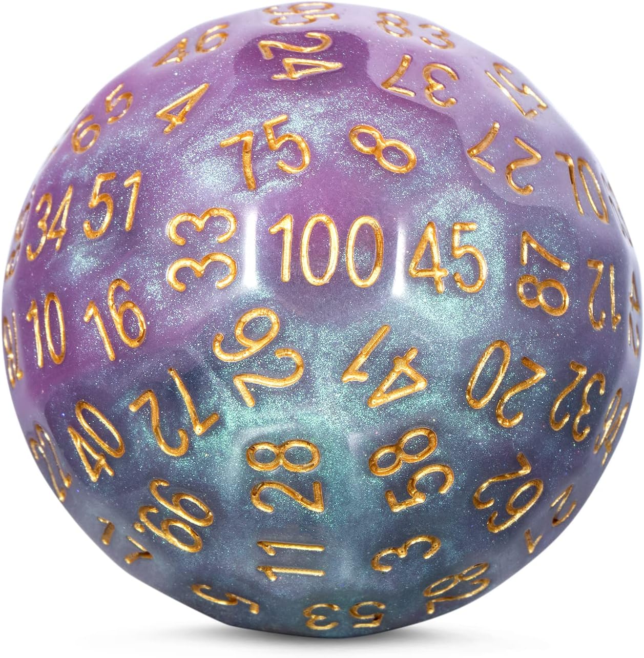 Amazon.com: DNDND Mixed Colors Resin D100 Dice 100 Sided Dice with ...