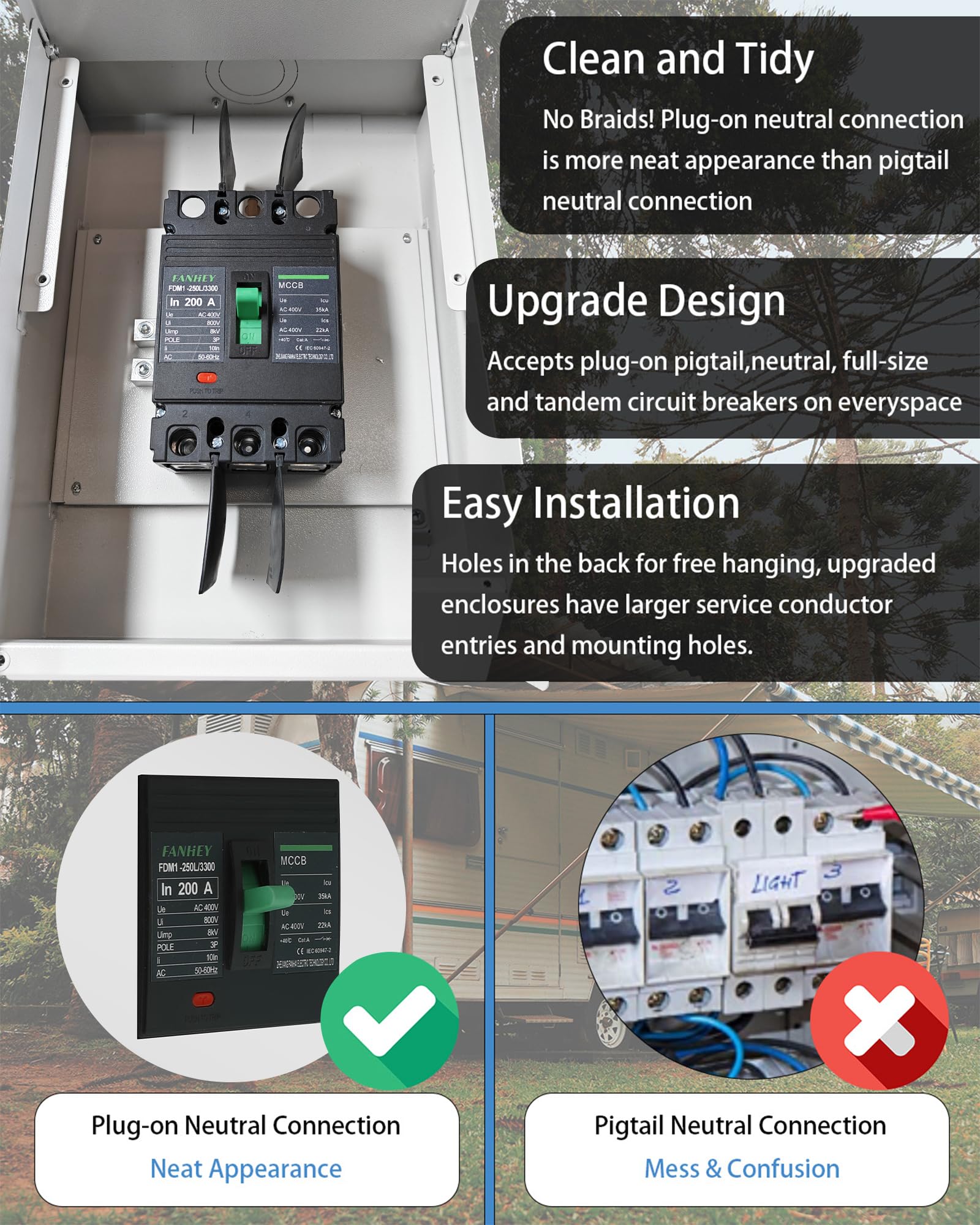 Outdoor Breaker Panel For Shop Circuit Breaker Panels Outdoor