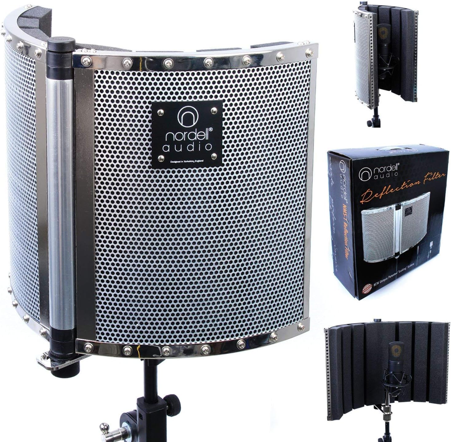 Premium Folding Soundproofing Vocal Booth / Reflection Filter for ...
