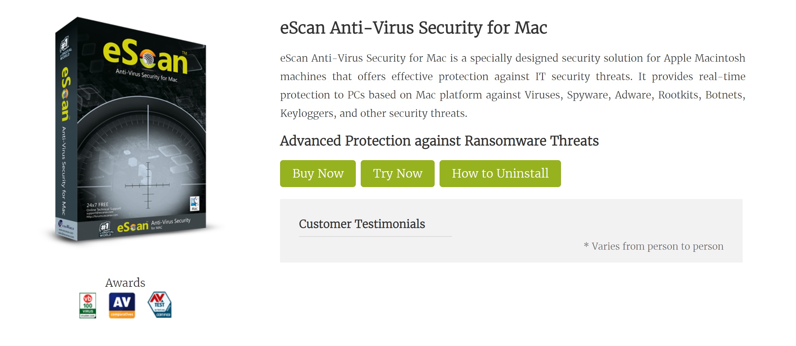 Watch eScan Anti-Virus Security for Mac on Amazon Live