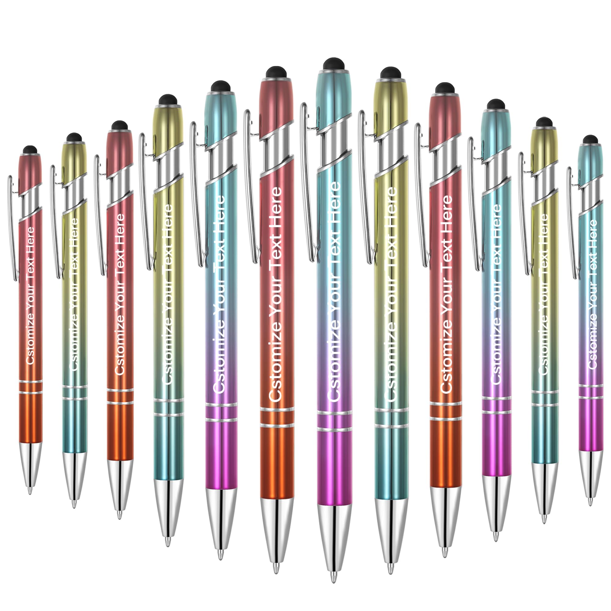 Amazon.com: Kingluu Up to 500 Pcs Custom Pens Bulk,Personalized ...