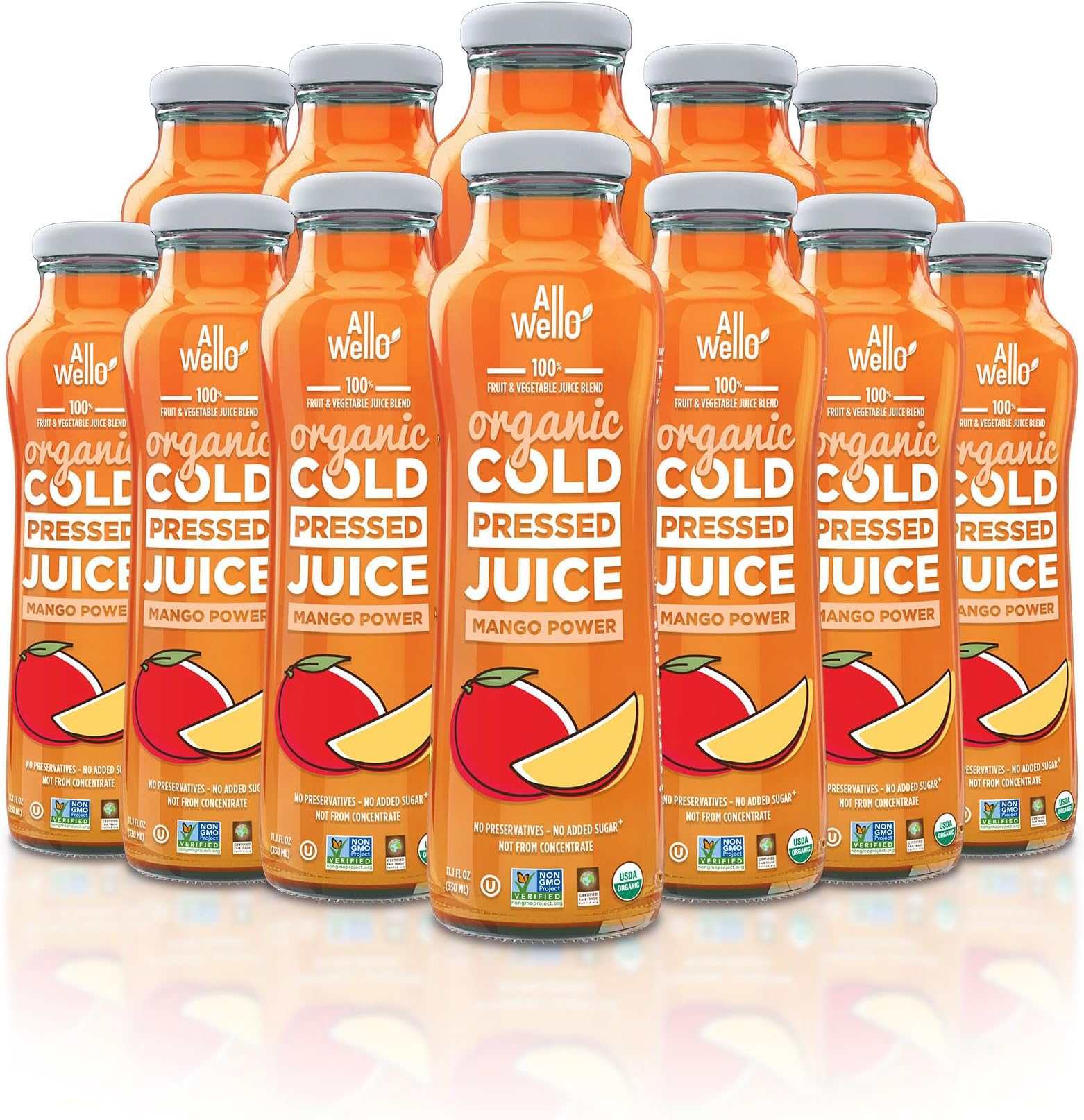 Amazon.com : 7-Select Organic Cold Pressed Juice - Tropical Glow, (14 ...