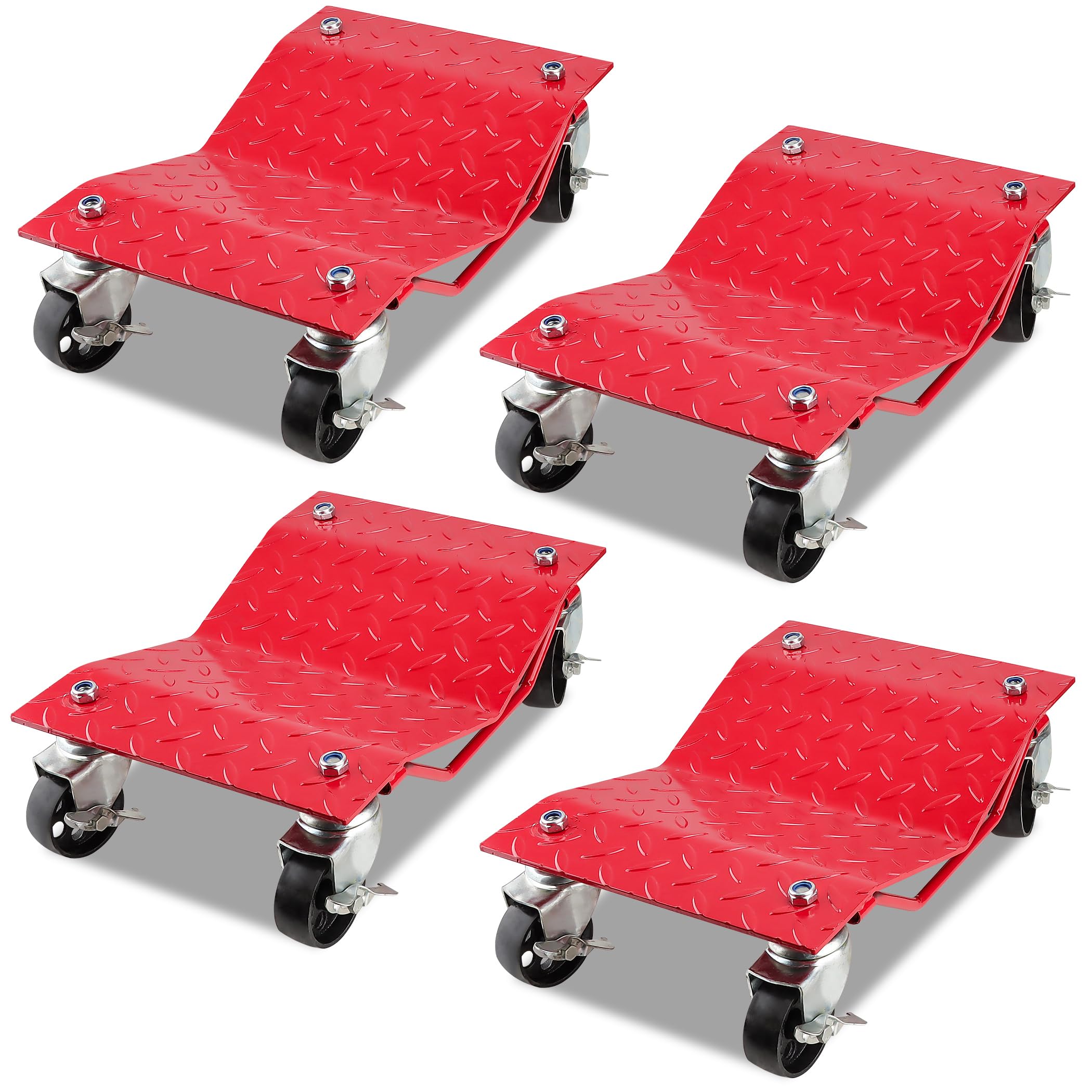 Dolys Cart Snapklik.co : Car Dolly Set Of 4, 6000LBS Capacity , Heavy ...