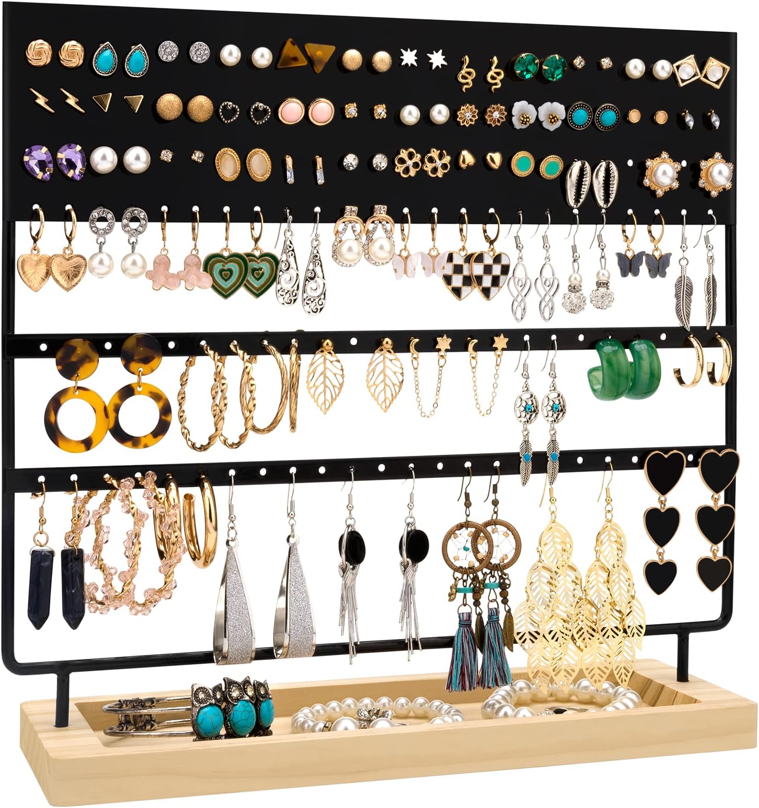 Amazon.com: Mocolo Earring Holder Stand, Earring Organizer Display ...