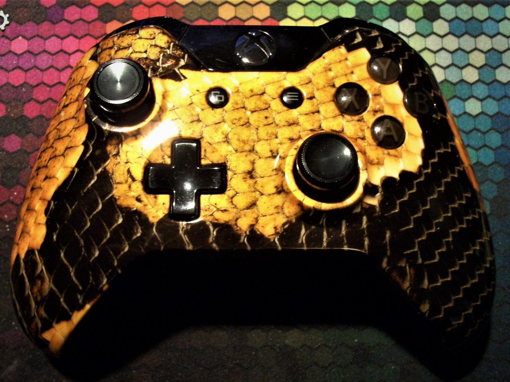 Amazon.com: Extremerate Hydro Dipped Gold Dragon Scales Front Up Top ...