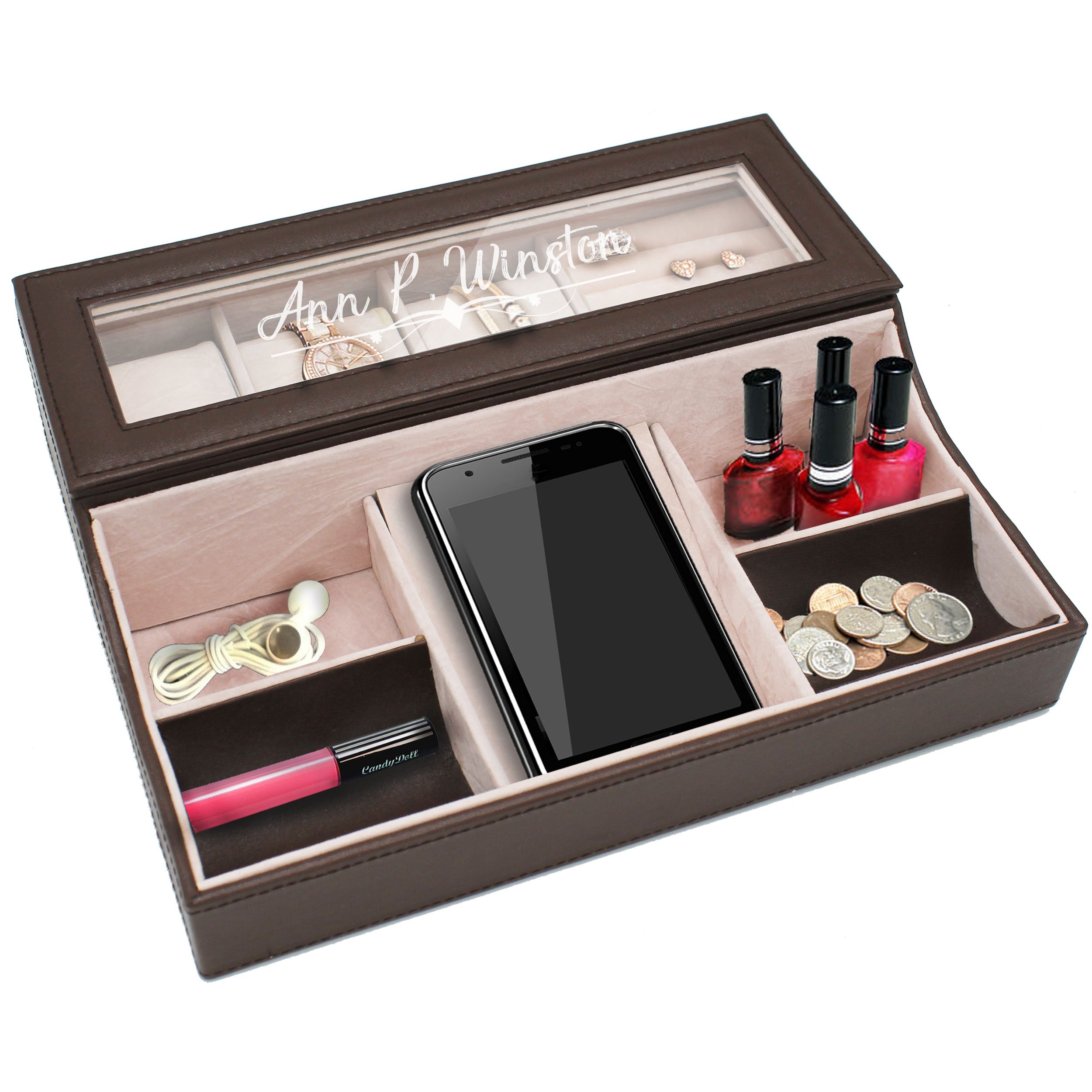 Personalized Mens Valet Box Custom, Eco Friendly Valet Box