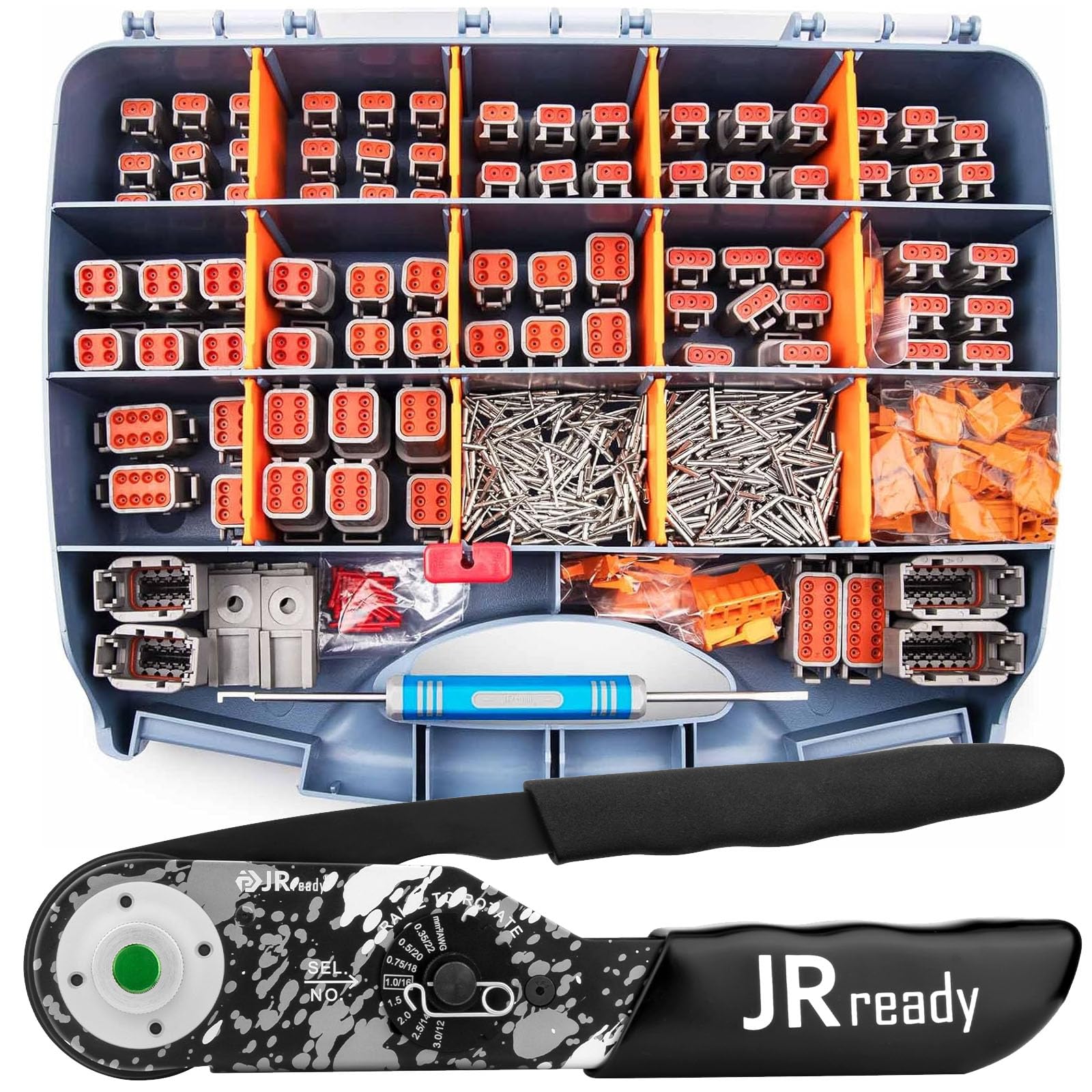 Amazon.com: JRready Deutsch DTM Connector Crimp Tool Kit,Deutsch Crimp ...