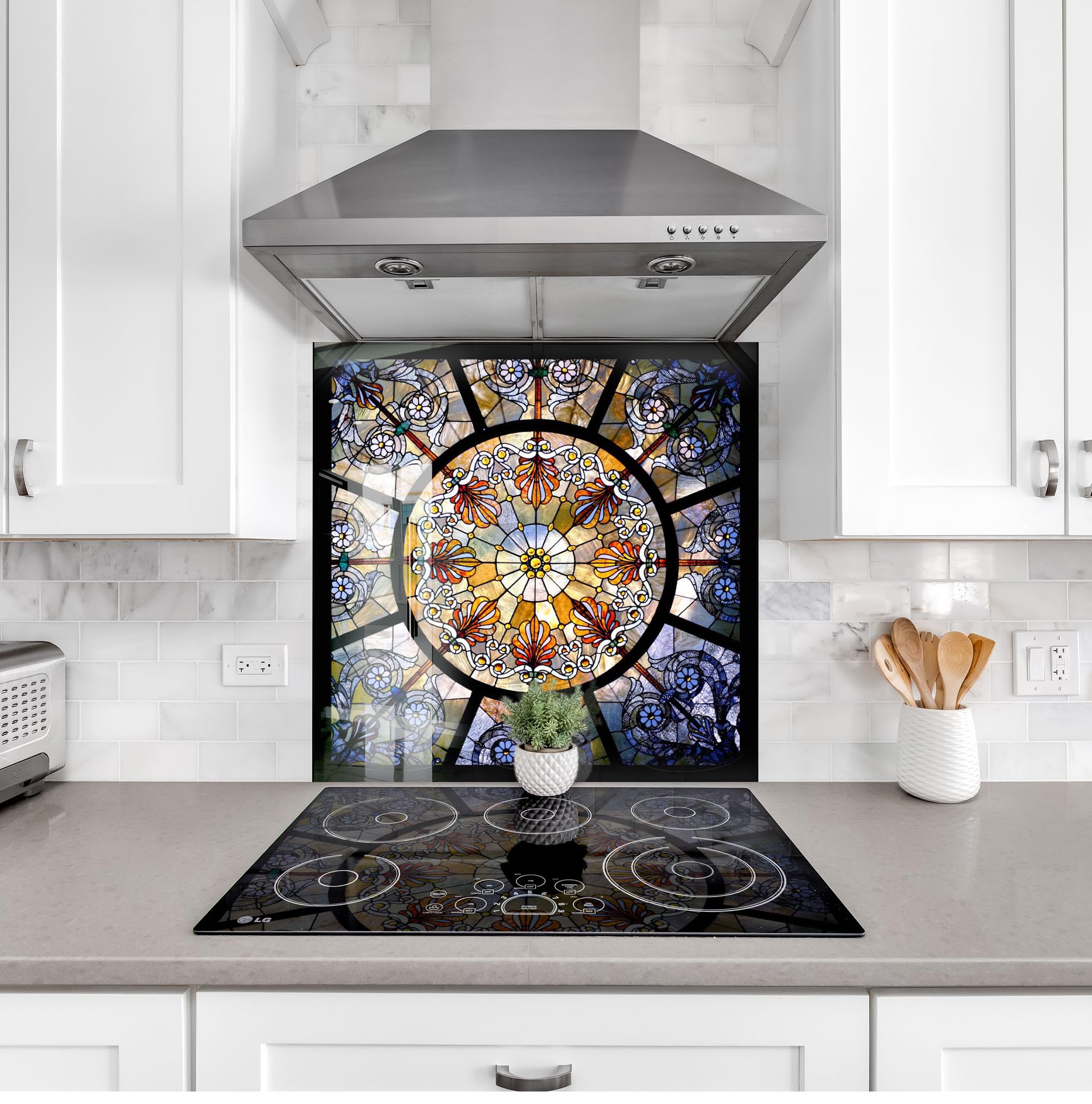 Stained Glass Backsplash