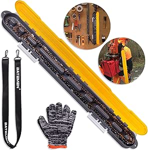 New Upgraded Chainsaw Chain Storage Case, Portable Universal Chainsaw ...