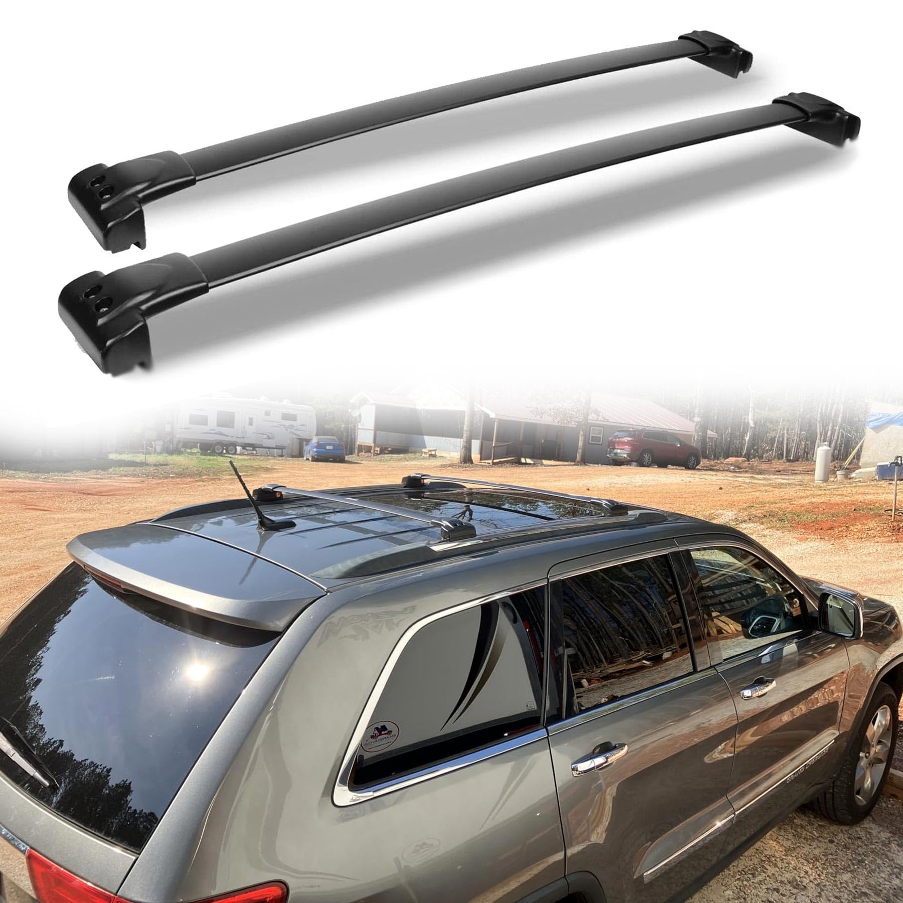 220LBS Roof Racks for Jeep Grand Cherokee WK2 2011-2021 - Only Fit ...