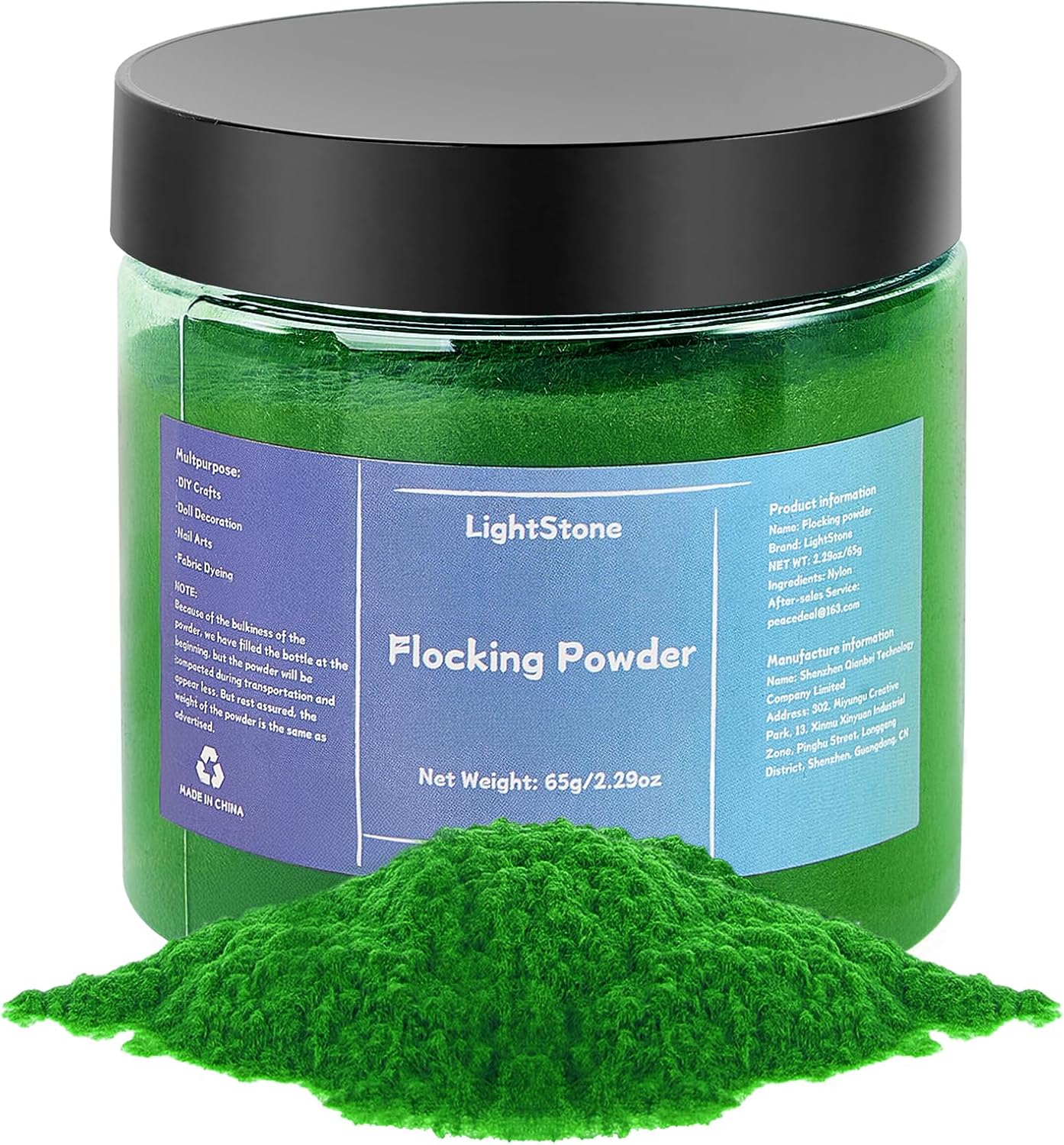 Amazon.com: 65g Flocking Powder - Velvet Fibers - Flocking Powder for ...