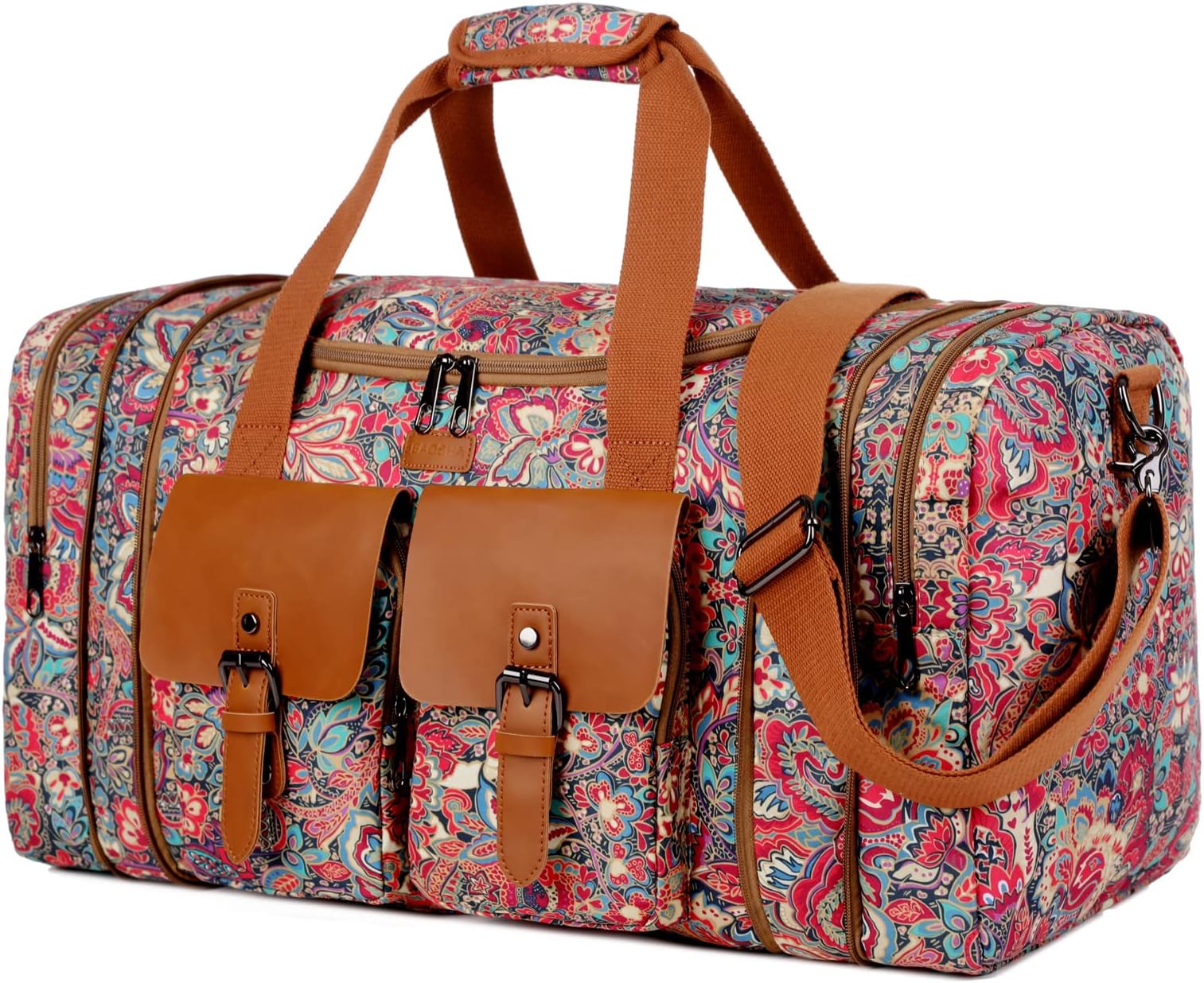 Amazon.com: Oversized Pretty Women's Travel Duffel Bag 52L Weekend bag ...
