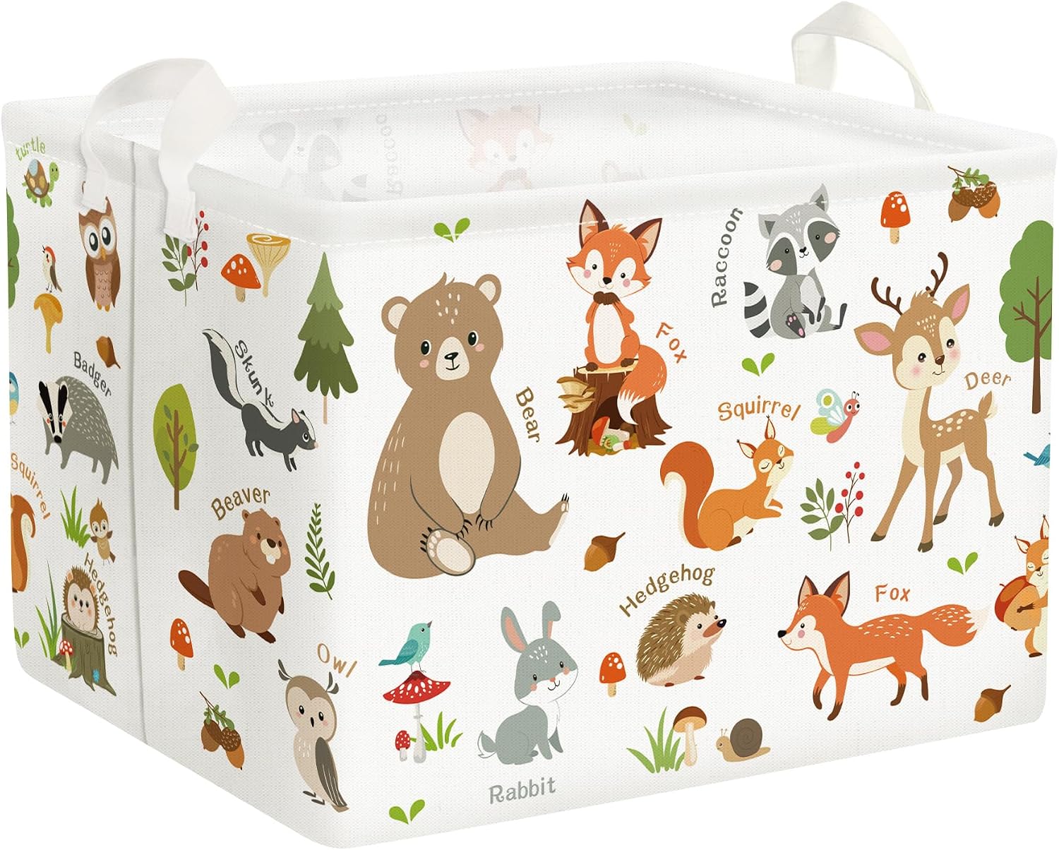 Amazon.com: Clastyle Collapsible Words Animals Kid Book Toy Storage ...