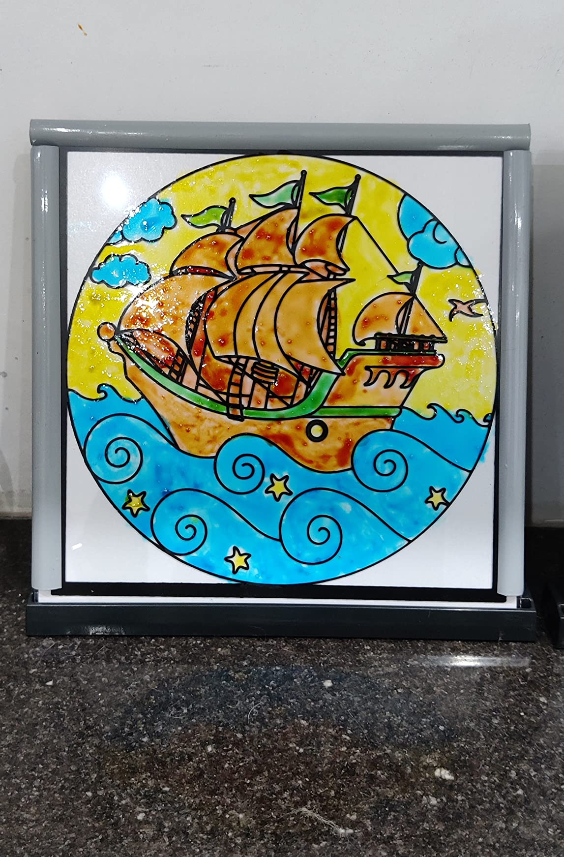 Buy Funskool Handycrafts Glass Painting, Art and Craft Kit, Make Your ...