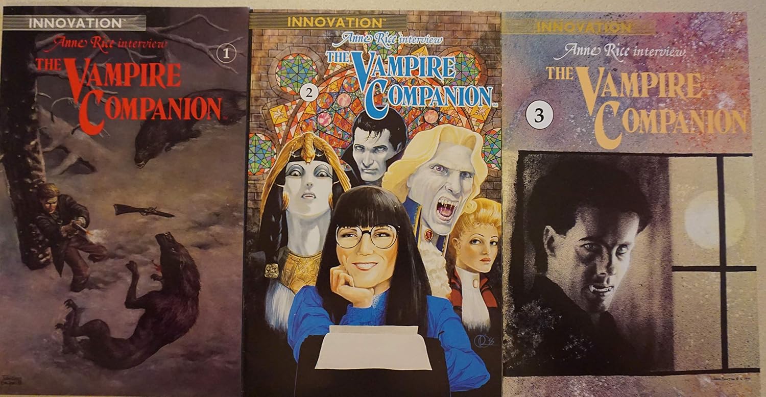 Anne Rice Interview, The Vampire Companion # 1, # 2, # 3 Comic Book ...