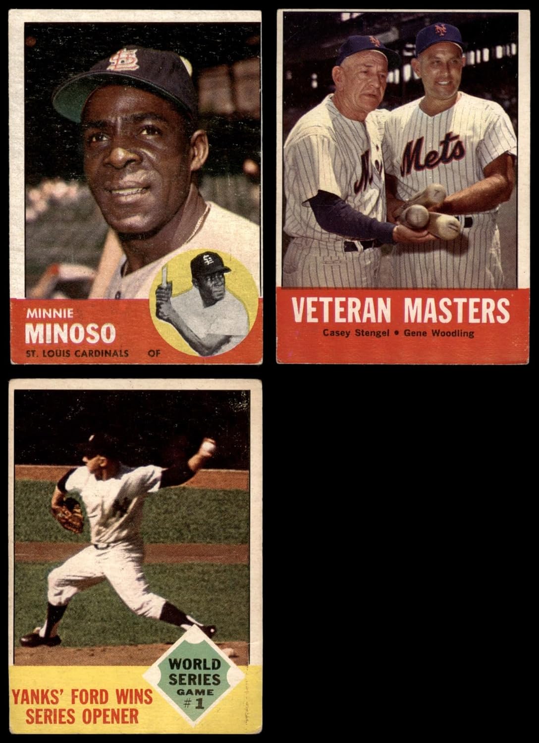 Amazon.com: 1963 Topps Baseball 100 Card Starter Set/Lot (Baseball Set ...