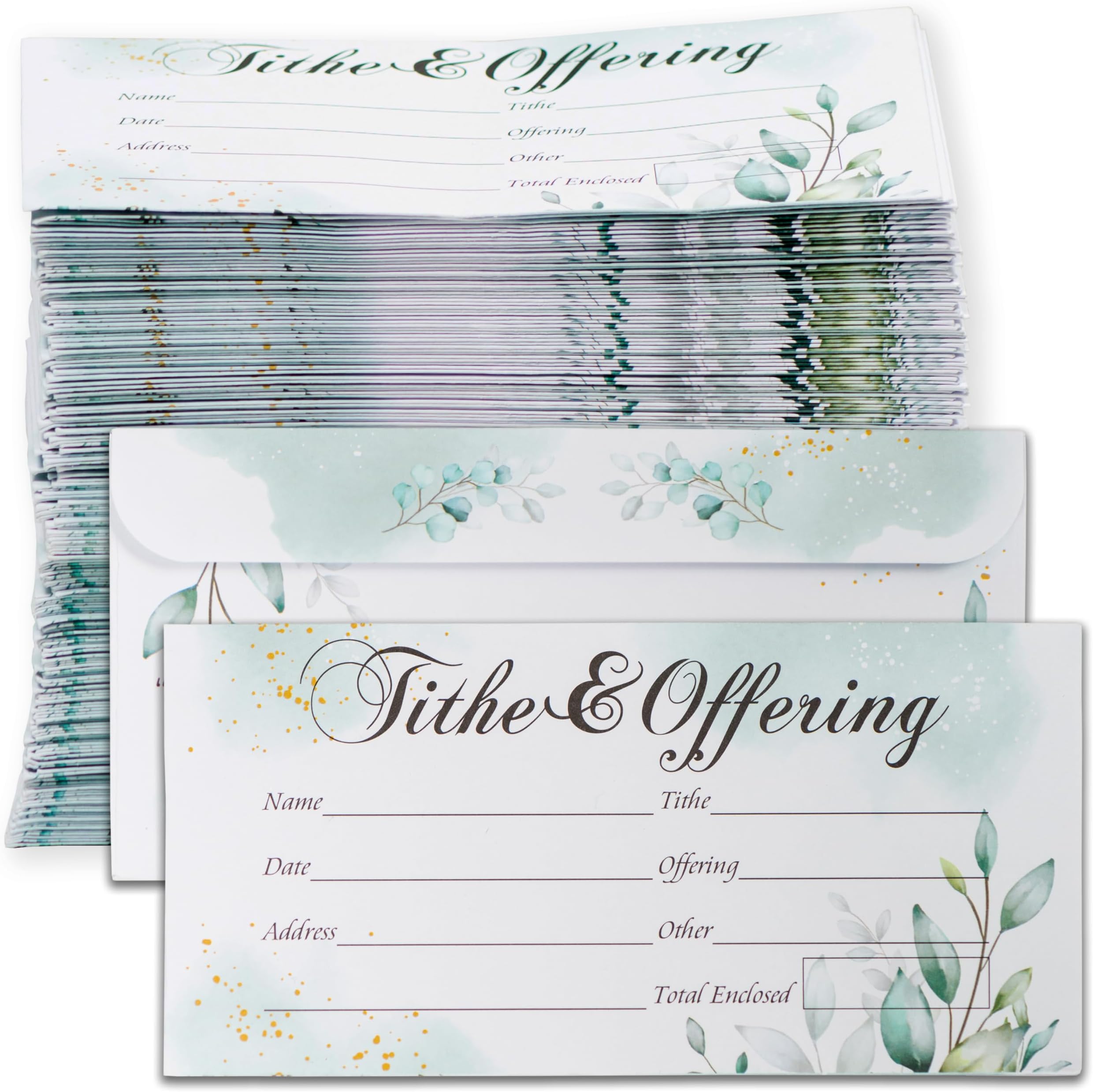 Amazon.com : 500 Blank White Tithes and Offering Envelopes for Church ...