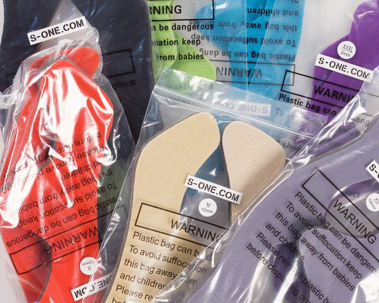 Amazon.com : S-ONE Fit All Sizing Kit - Single Set of All Sizing Liners ...