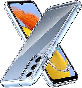 Anoowkoa Case for Samsung Galaxy M14 5G TPU and Clear PC Hybrid Hard Acrylic Slim Phone Case ...