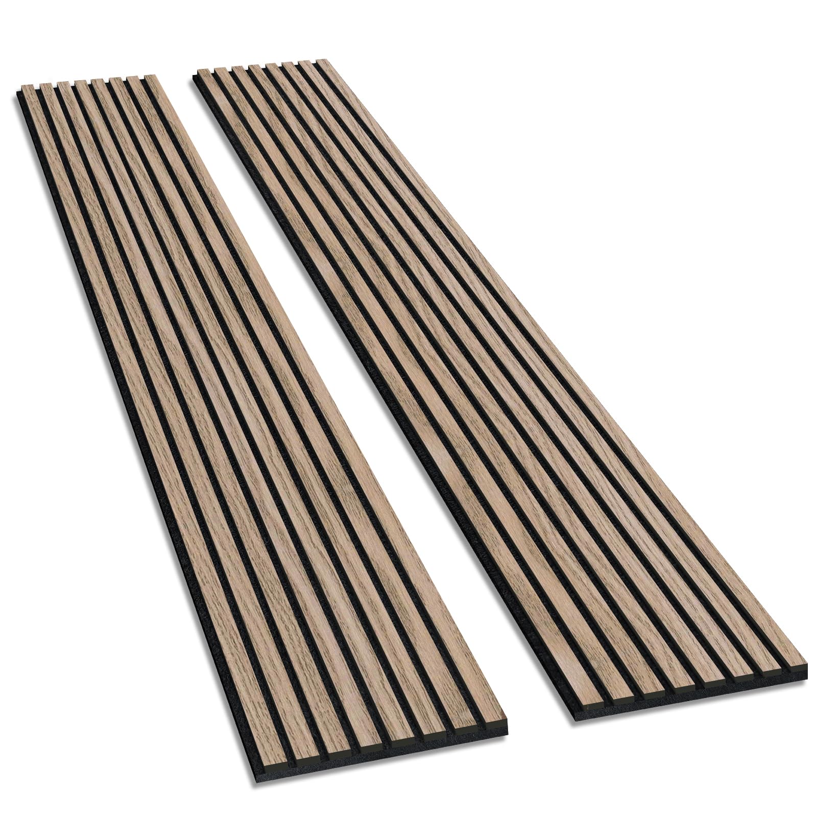 Snapklik.com : Olanglab Wood Slat Wall Panels, 2-Pack 9448"x 1259"x 0. ...