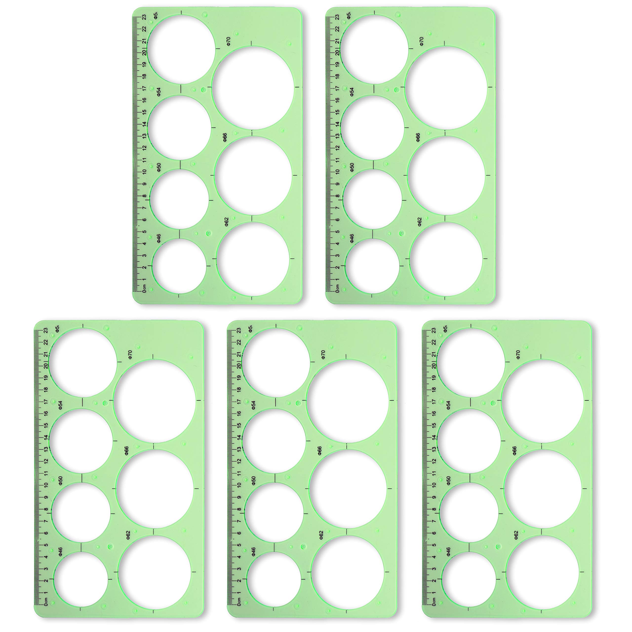 Buy Rockwell Galleries Professional Quality Large Circle Template 5 ...