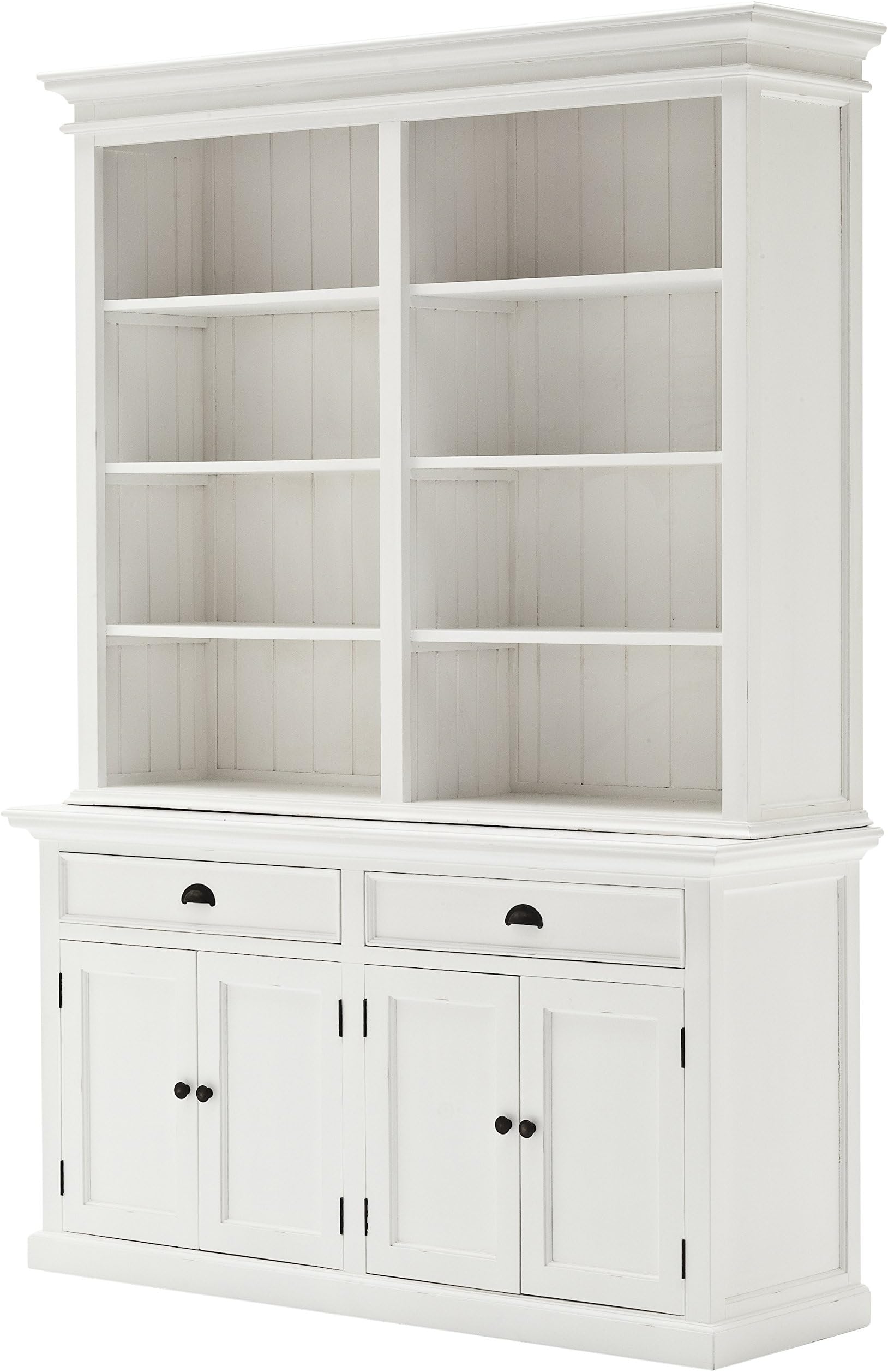 Amazon.com - NovaSolo Halifax Pure White Mahogany Wood Sideboard Dining ...