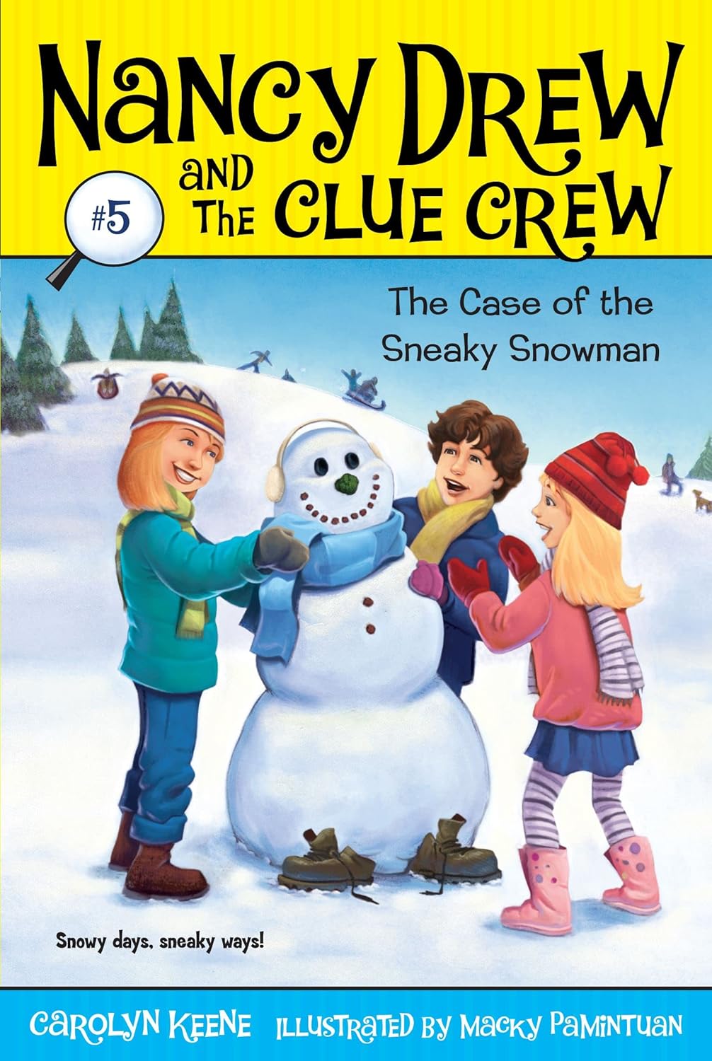 Amazon.com: Case of the Sneaky Snowman (Nancy Drew and the Clue Crew #5 ...