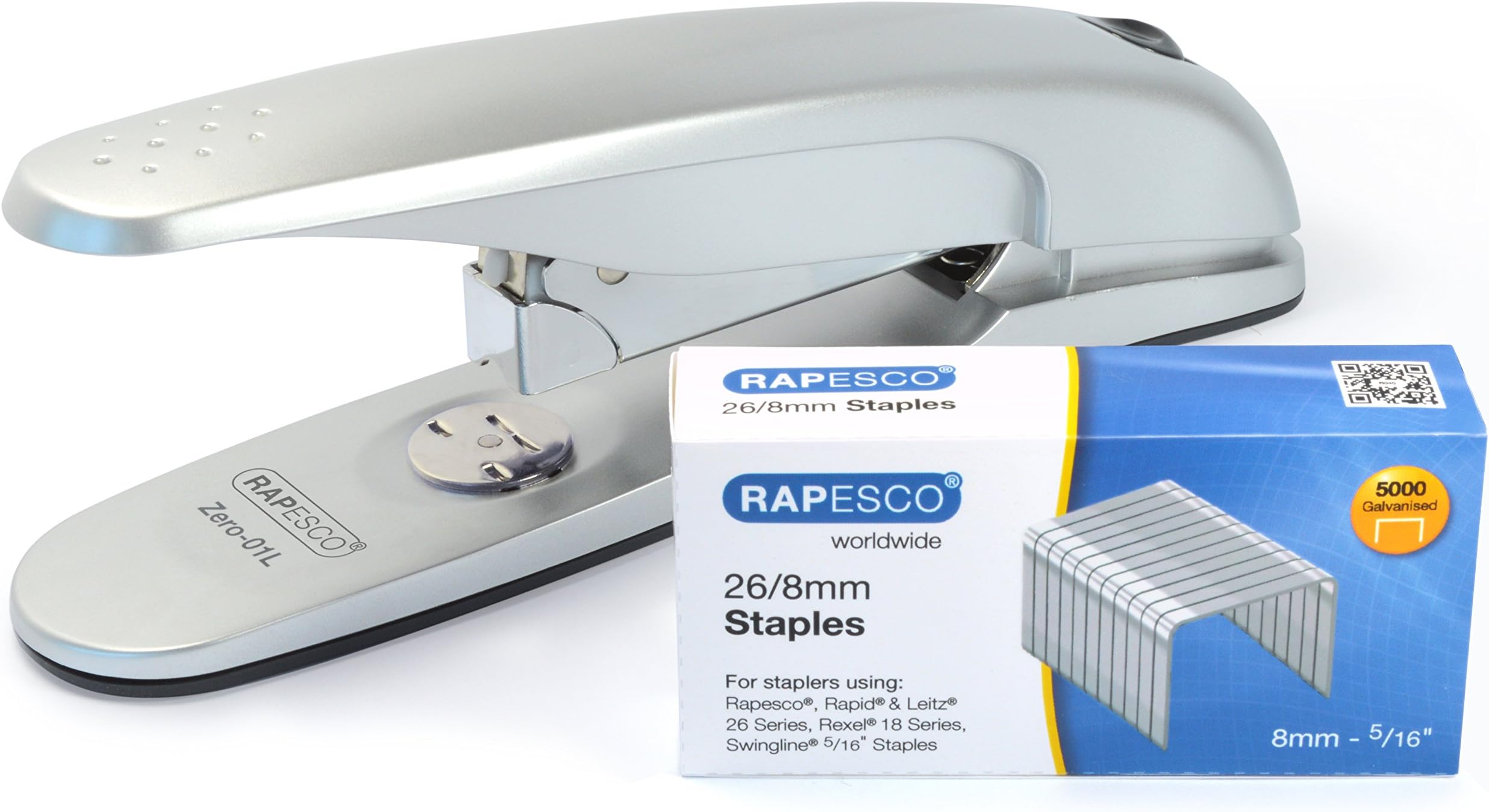 Rapesco 1602 Germ-Savvy Antibacterial Marlin Stapler, 25 Sheet Capacity ...