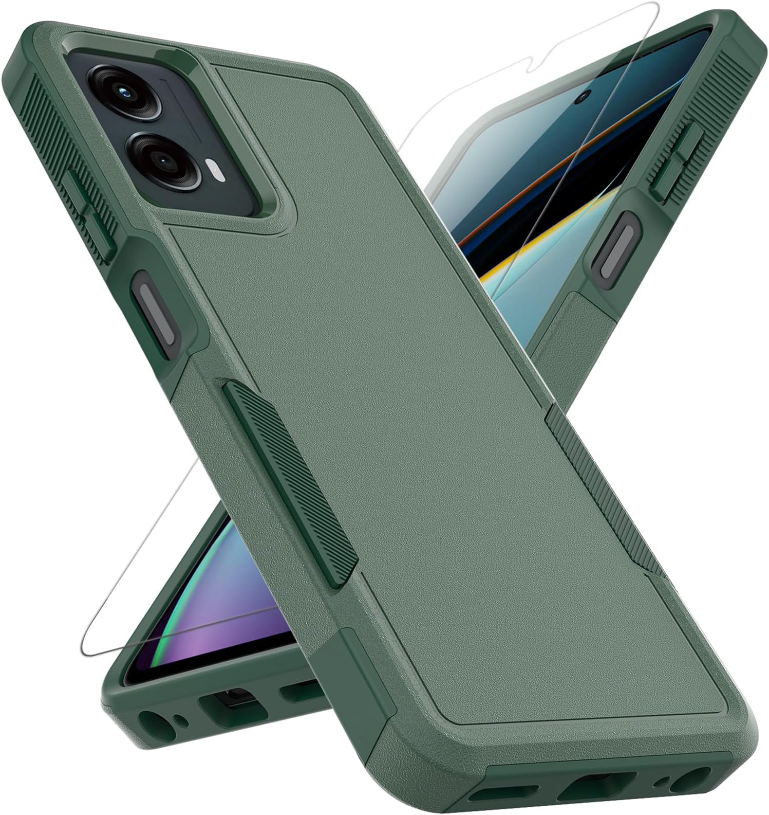 Amazon.com: for Motorola Moto-G Pure Phone Case: Heavy Duty Military ...