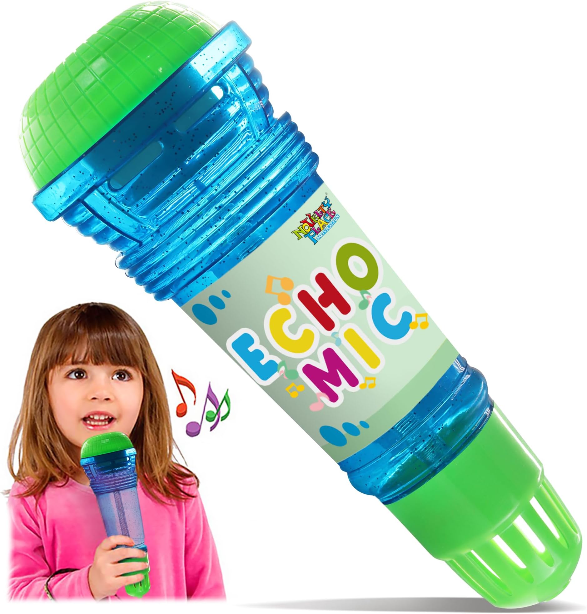 NOVELTY PLACE Echo Mic for Kids and Toddlers - Battery-Free Magic ...