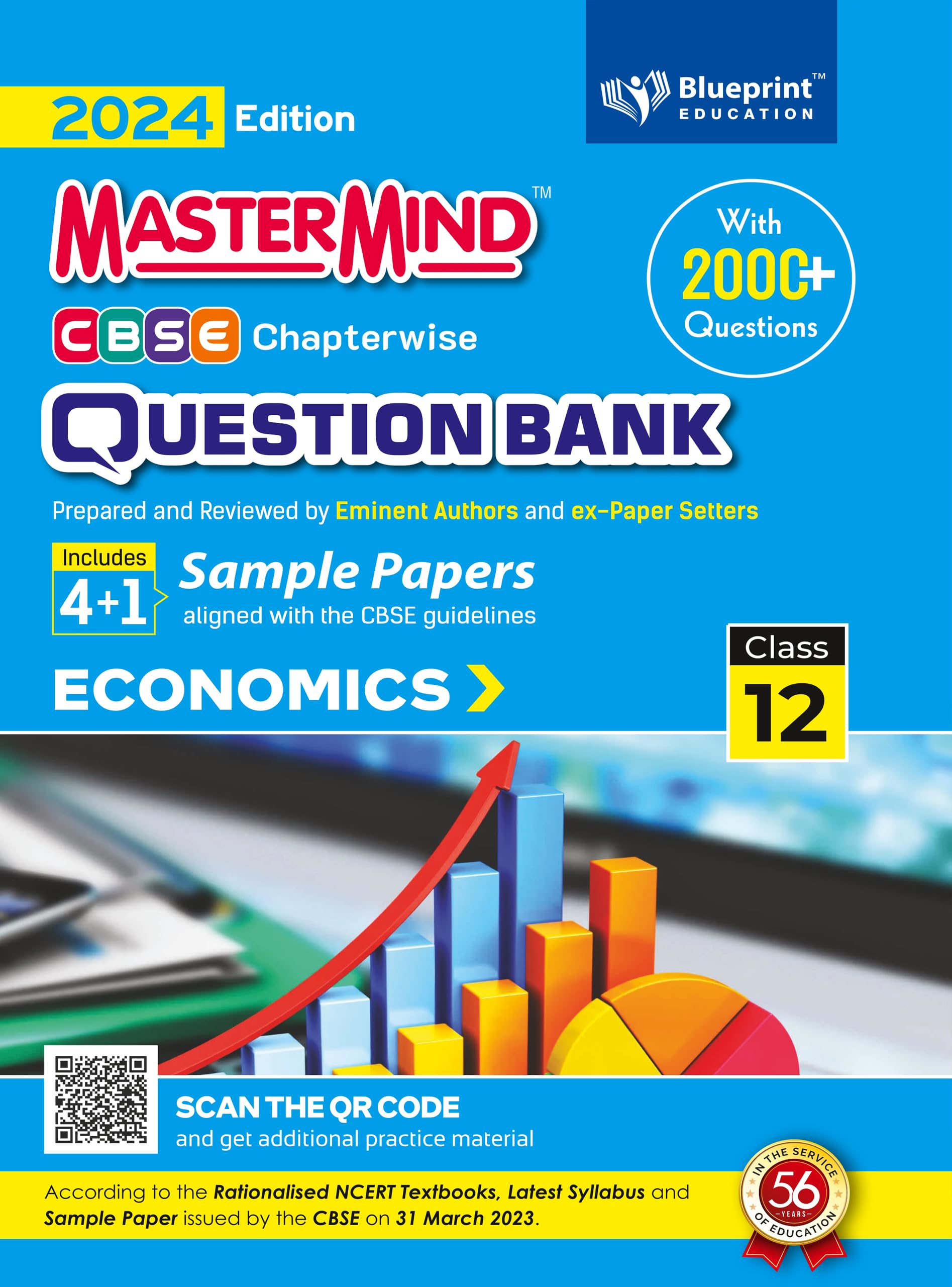 Economics Class 12 CBSE question bank 2024 by Mastermind : Blueprint ...