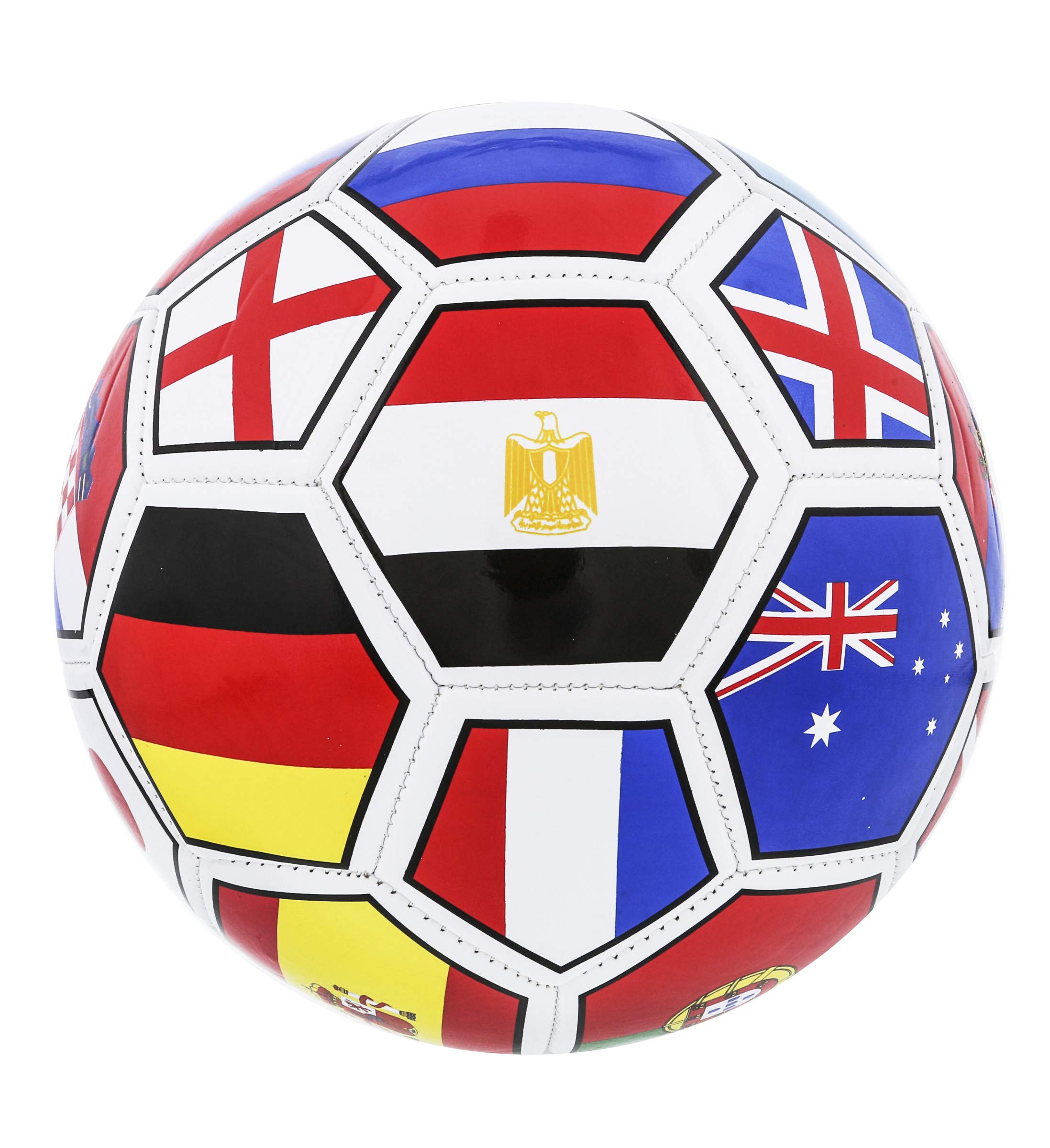 Snapklik.com : Mozlly Soccer Ball International Country Flags High End ...