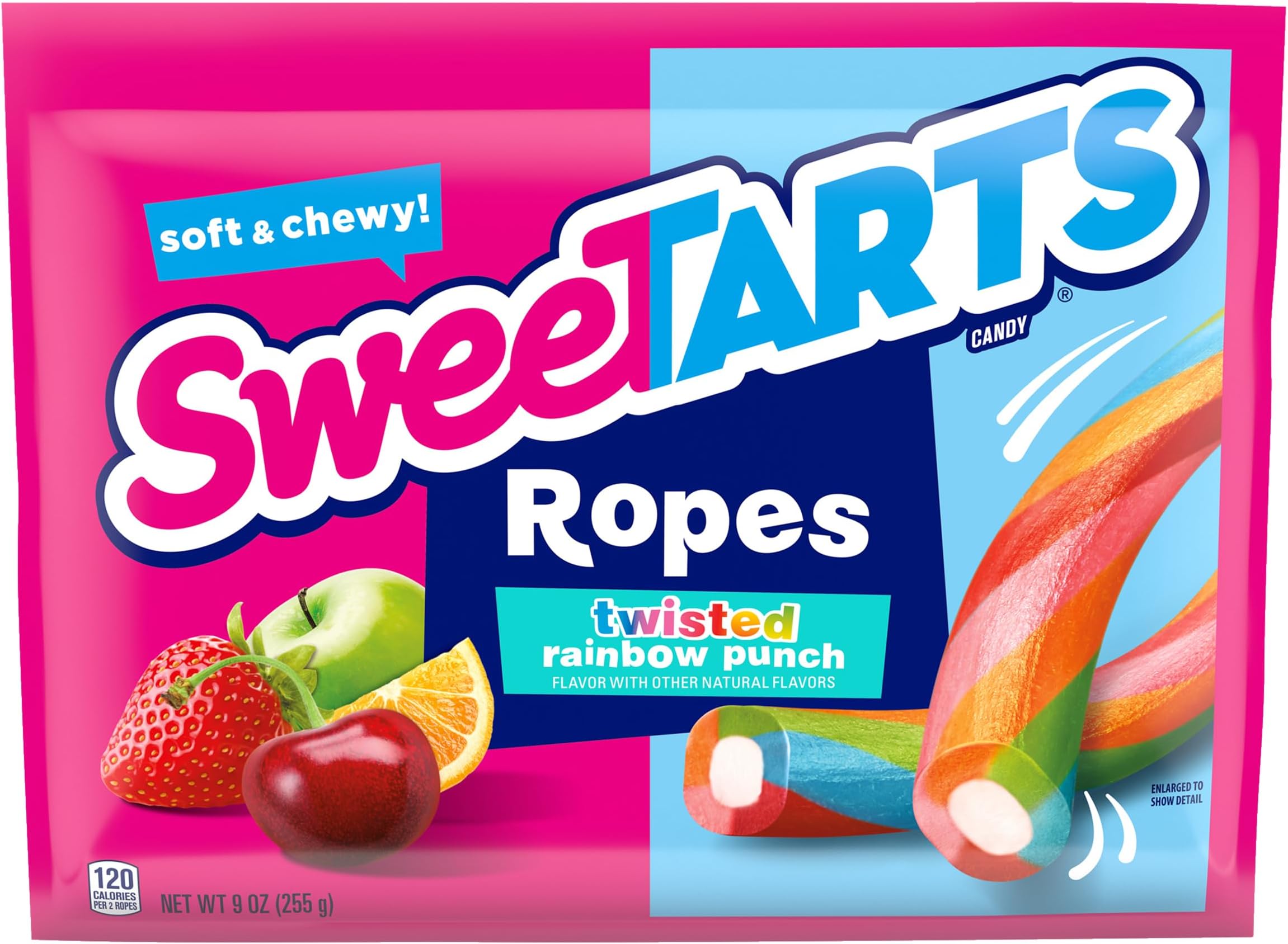 Amazon.com : SweeTARTS Mega Filled Ropes, 1.32 Ounce Ropes (Pack of 24 ...