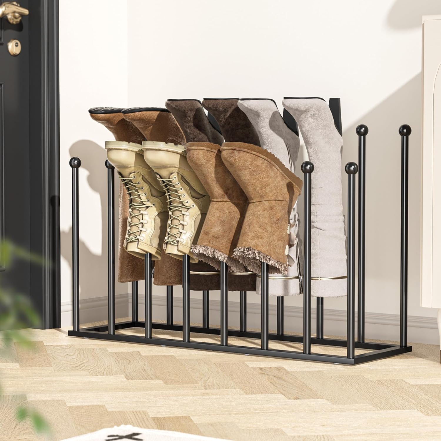 Amazon.com: pickpiff Free Standing Shoe Racks - 19.5 Inches Boot Rack ...