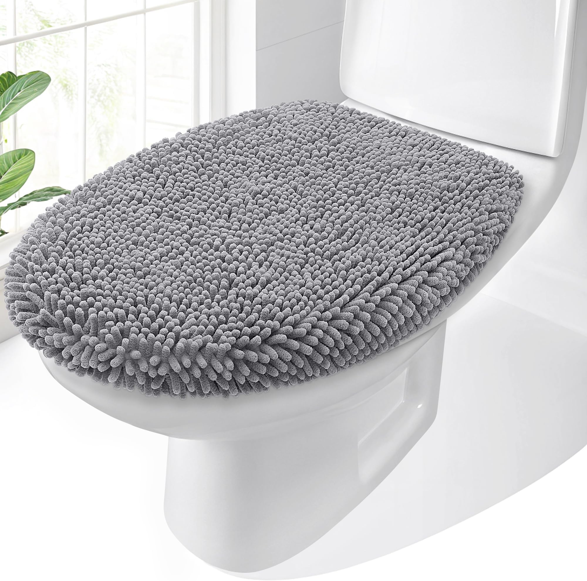 Amazon.com: Thinp Toilet Lid Cover and Toilet Tank Cover,Grey Toilet ...