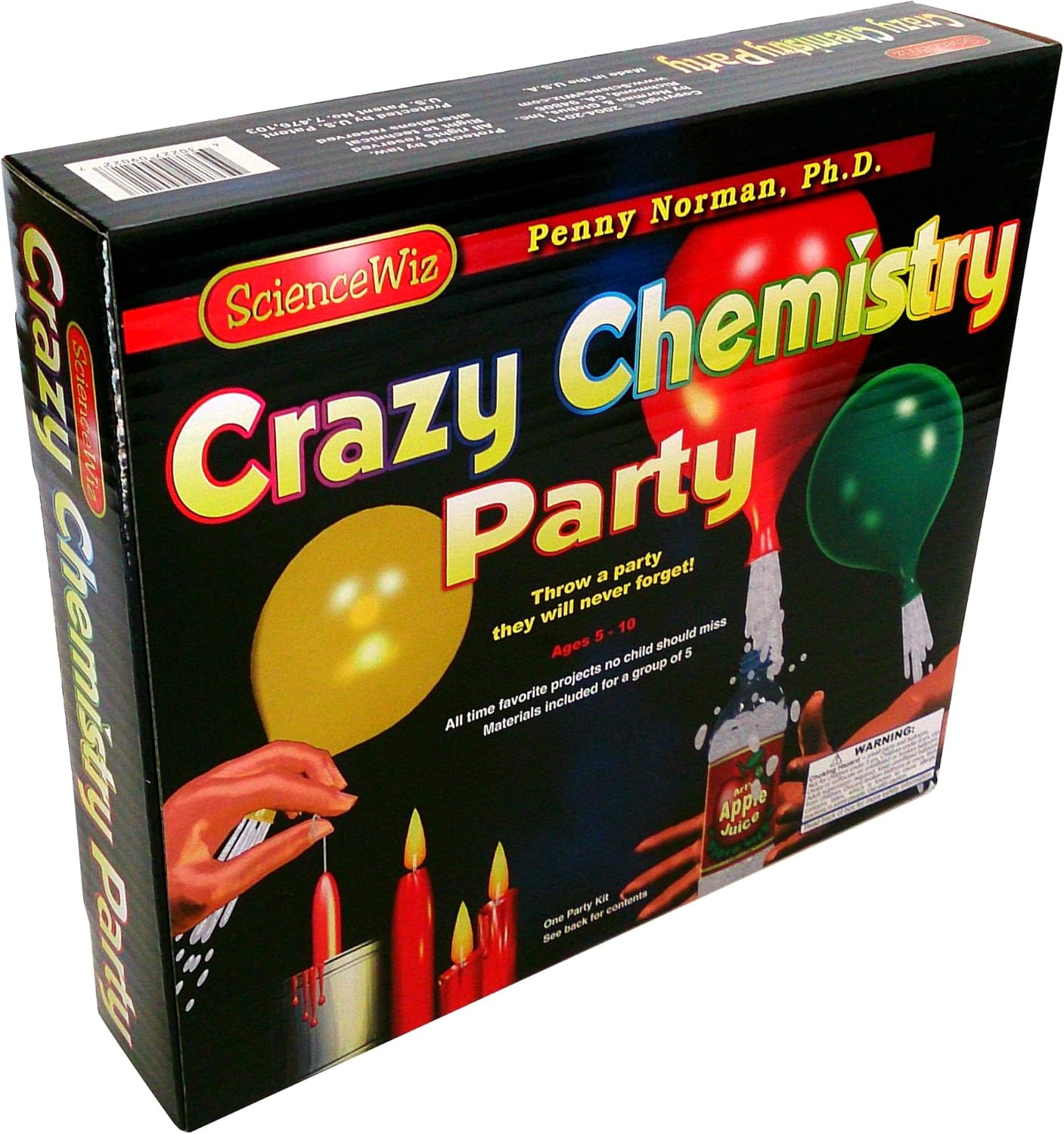 Amazon.com: ScienceWiz / Crazy Chemistry Party Kit : Toys & Games