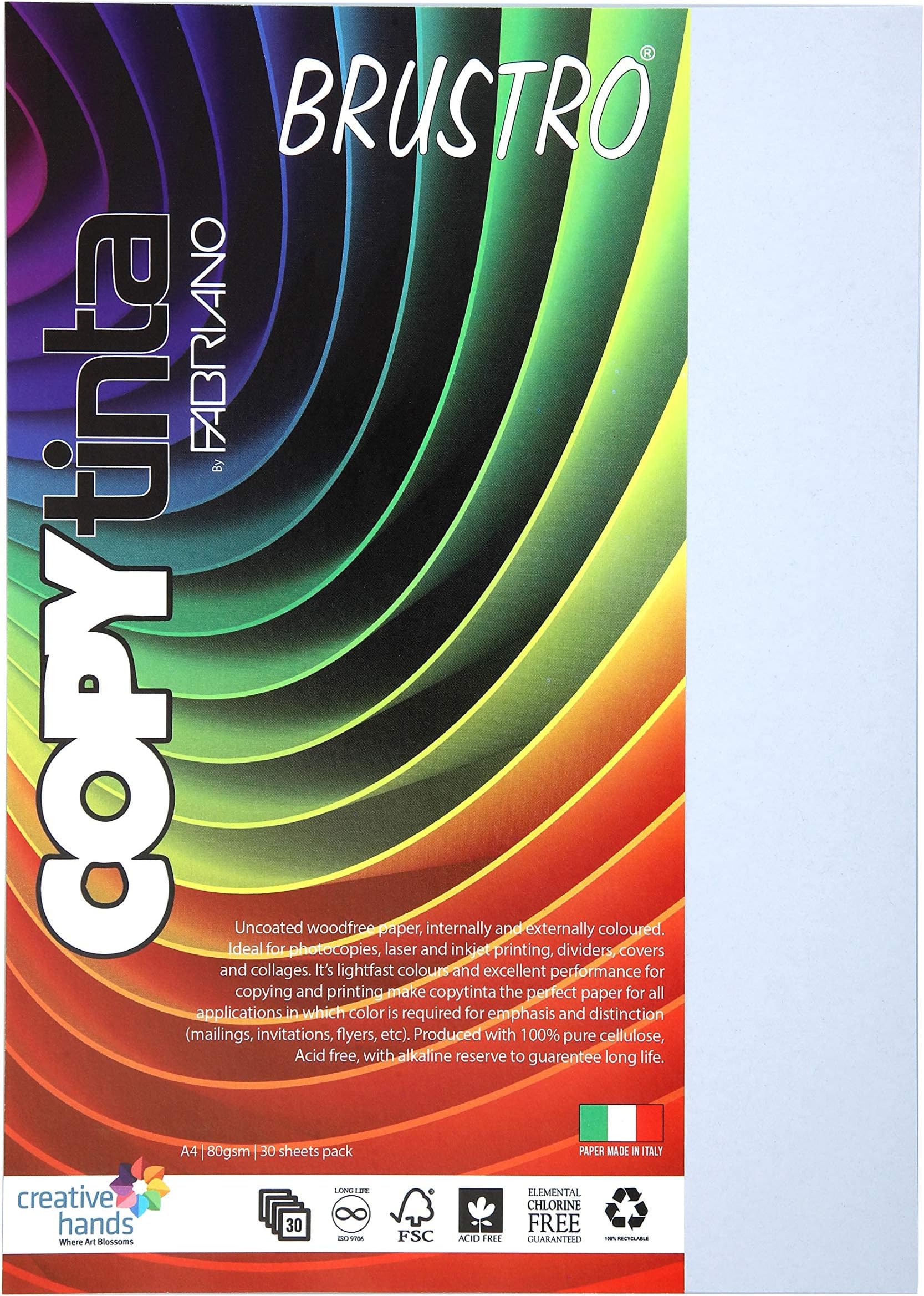 Fabriano Copy Tinta A4 Avorio (Pack of 2) : Amazon.in: Office Products