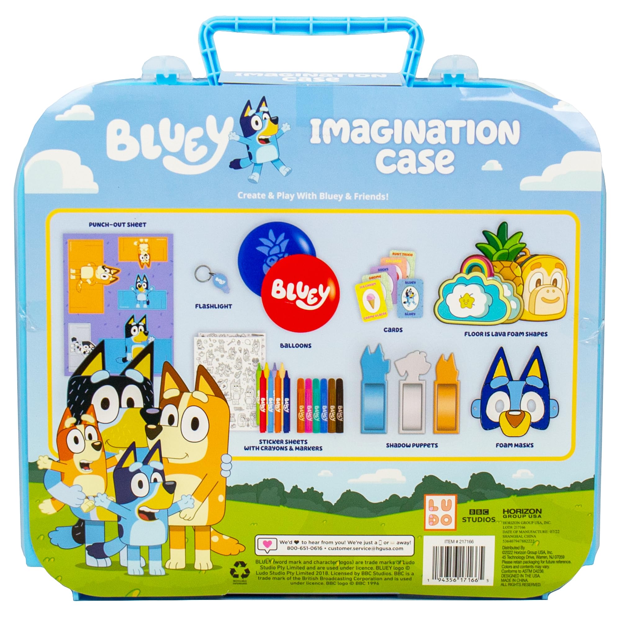 Snapklik.com : Bluey Imagination Case, 15 Games & Activities, Travel ...