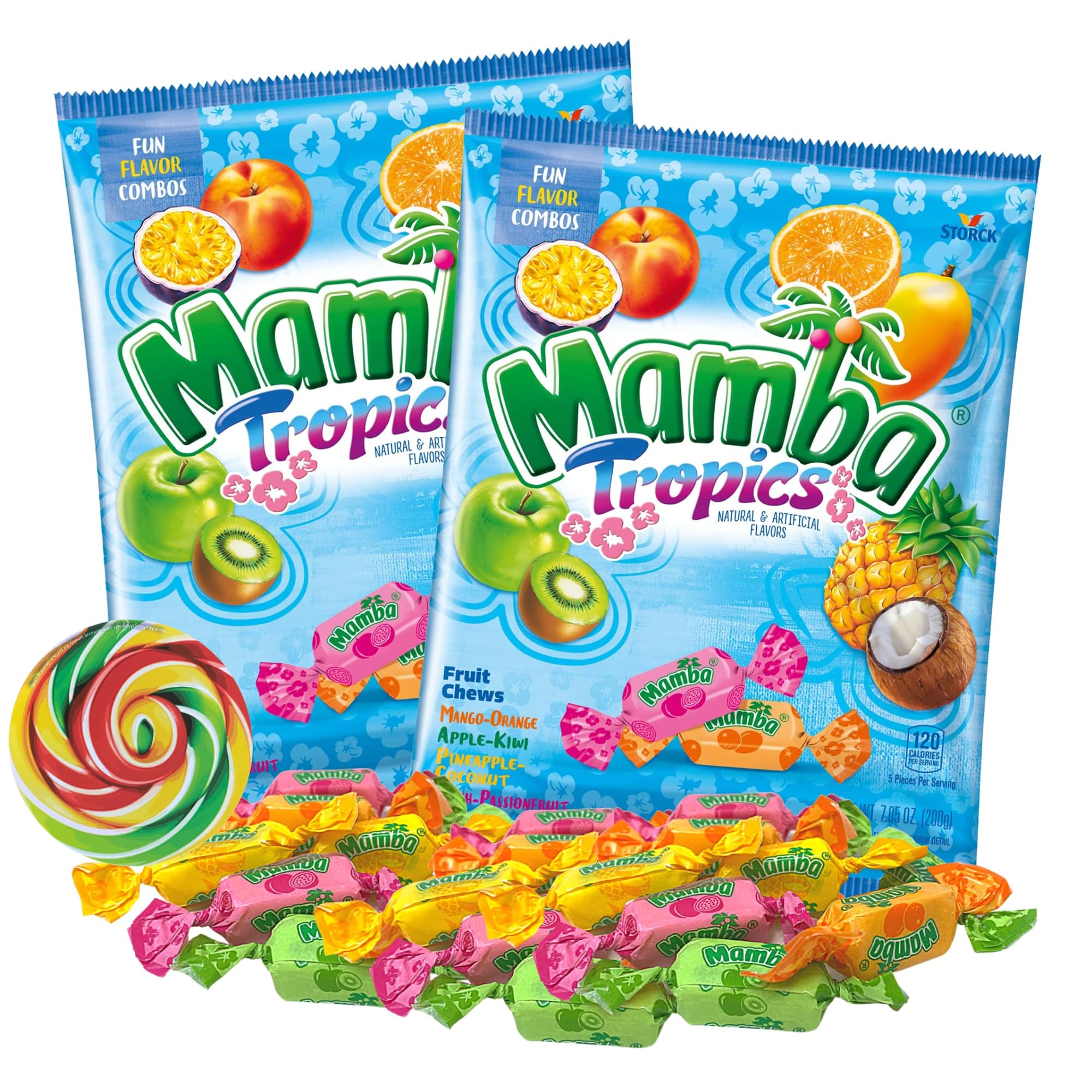 Amazon.com: Mamba Candy Tropics Gift Set Assorted Flavored Fruit Chews ...