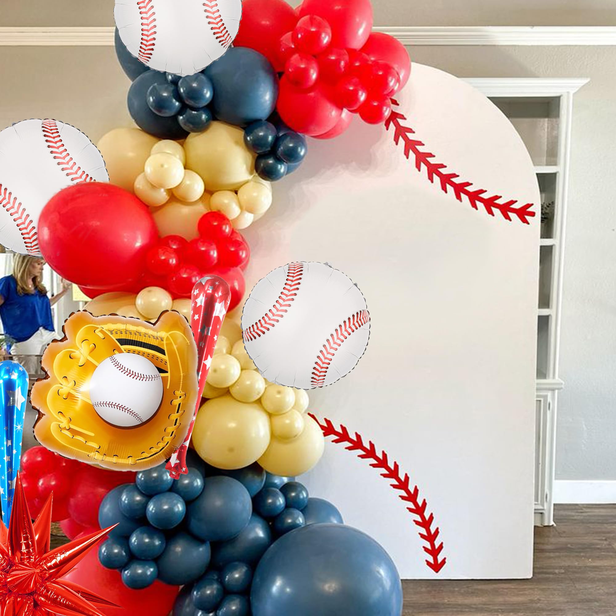 For Party Happy Birthday Banner For Baseball Birthday Decorations ...