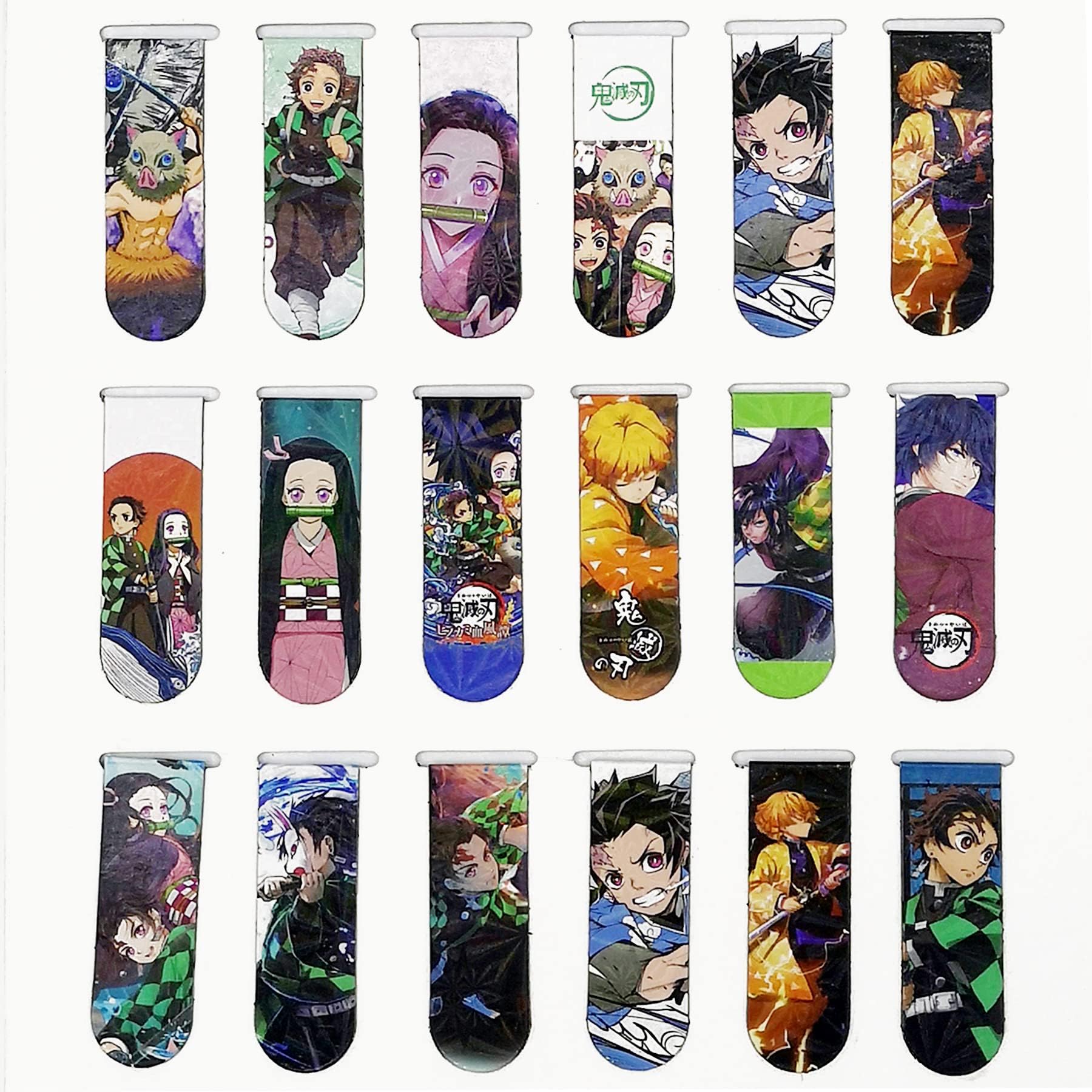 Amazon.com: 6 Pcs Magnetic Bookmark for One Piece,Book Clip Cartoon ...
