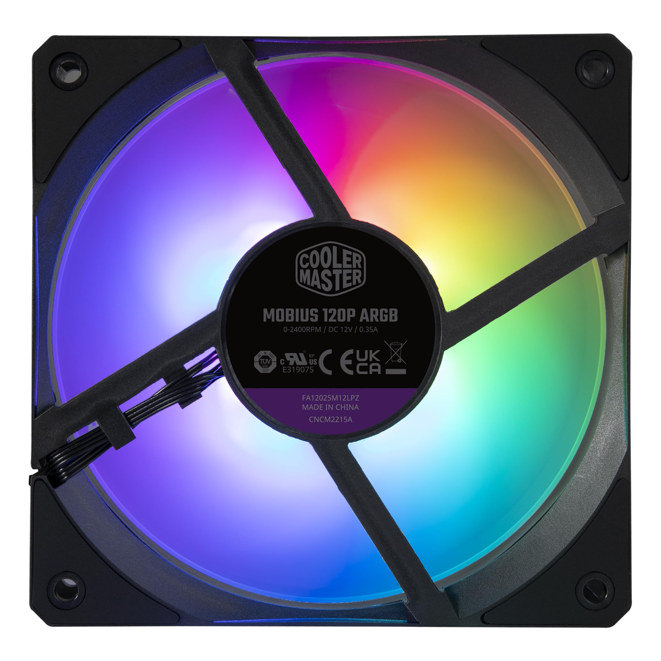 Buy Cooler Master Mobius 120P ARGB Case Fan - 120mm High Performance ...