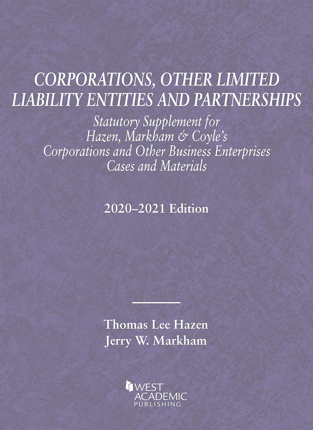 Corporations, Other Limited Liability Entities and Partnerships ...