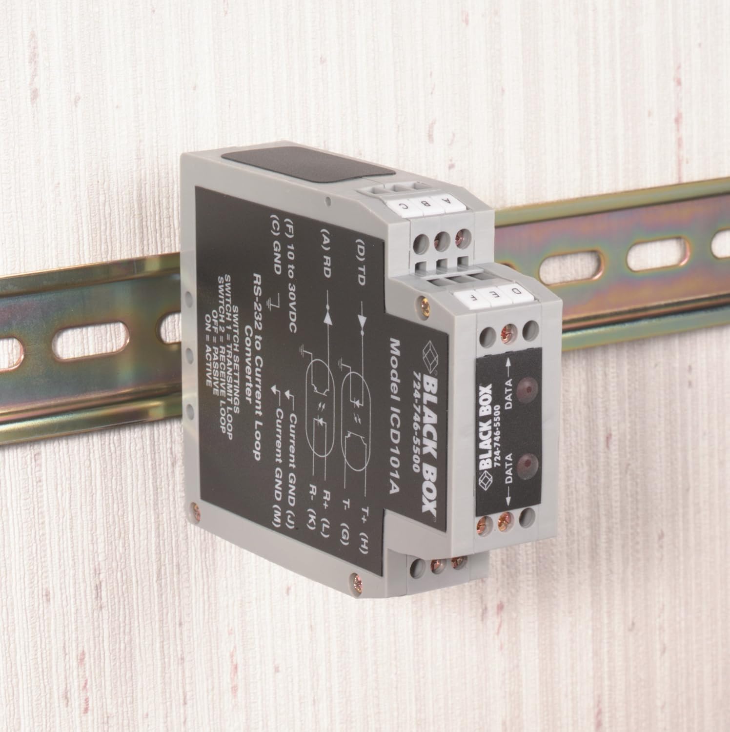 Amazon.com: Black Box Async RS232 to Current Loop Interface Converter 2 ...