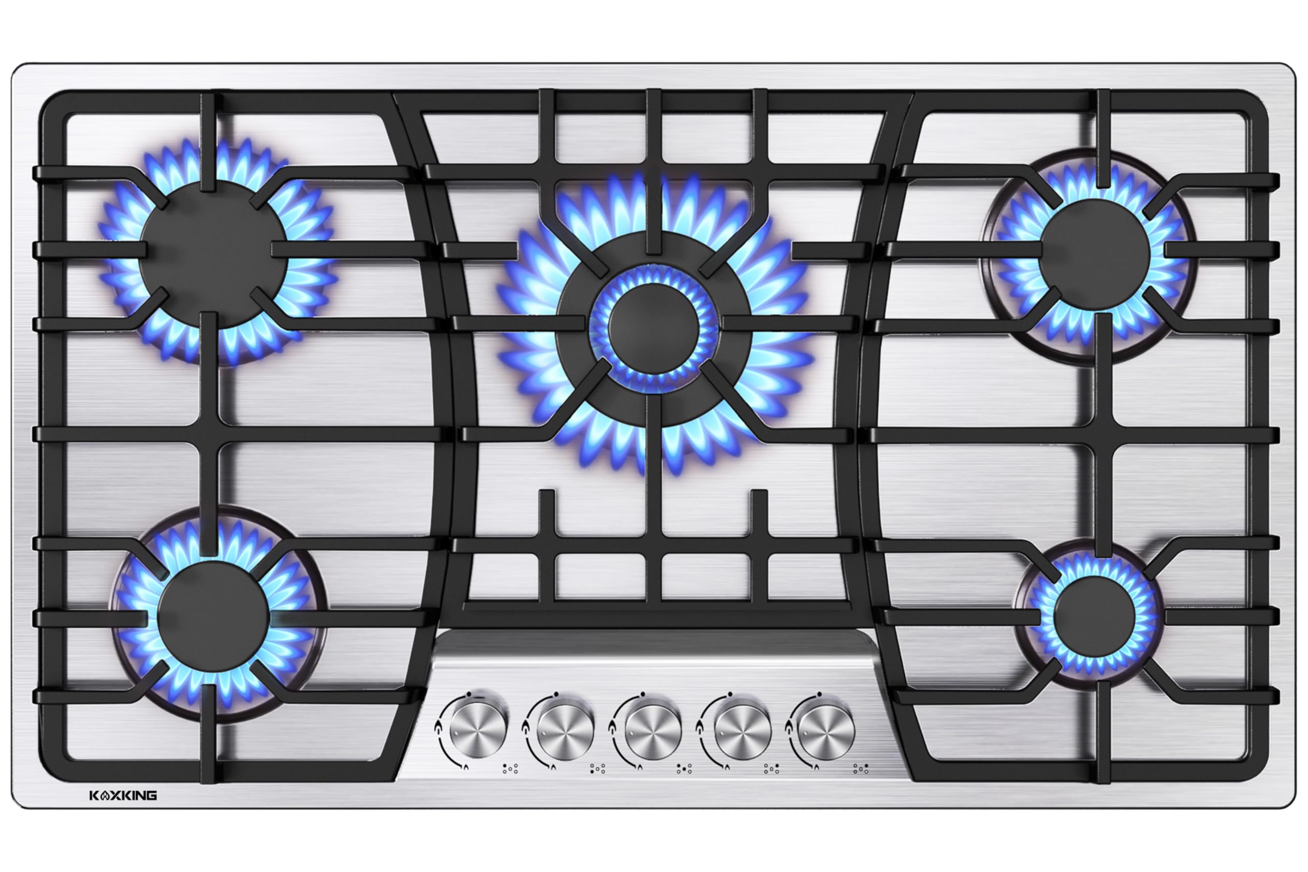 Amazon.com: KOXKING 36 inch gas cooktop, Bulit-in Gas Stove Top with 5 ...