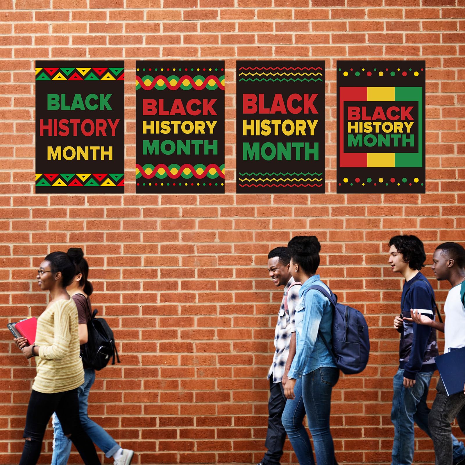 Snapklik.com : 12 Pcs Black History Month Posters 12x18 Inch African ...